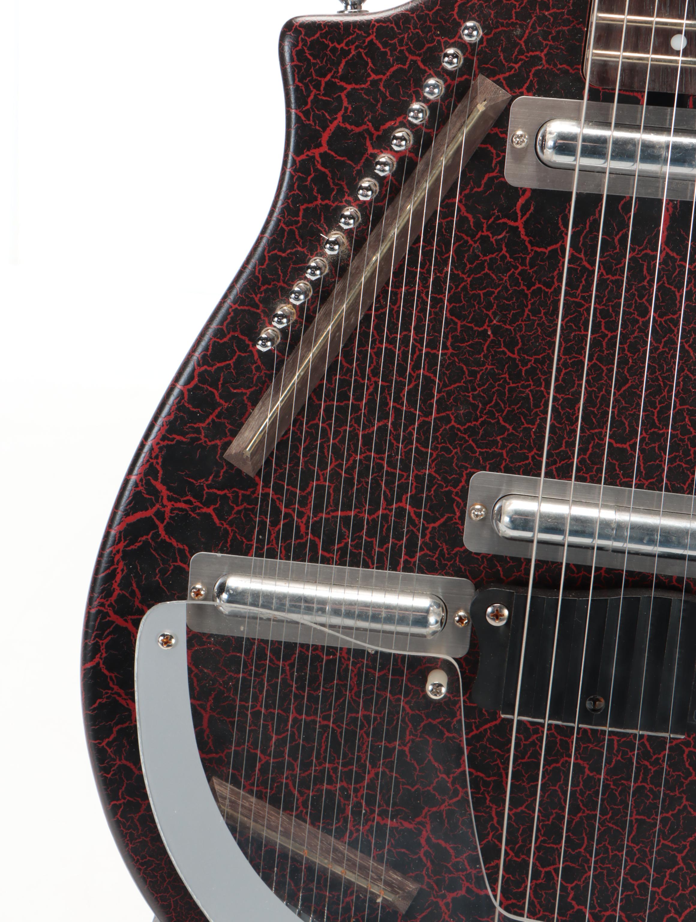 Rogue Right Handed Sitar Solid Body Electric Guitar with Gig Bag ...