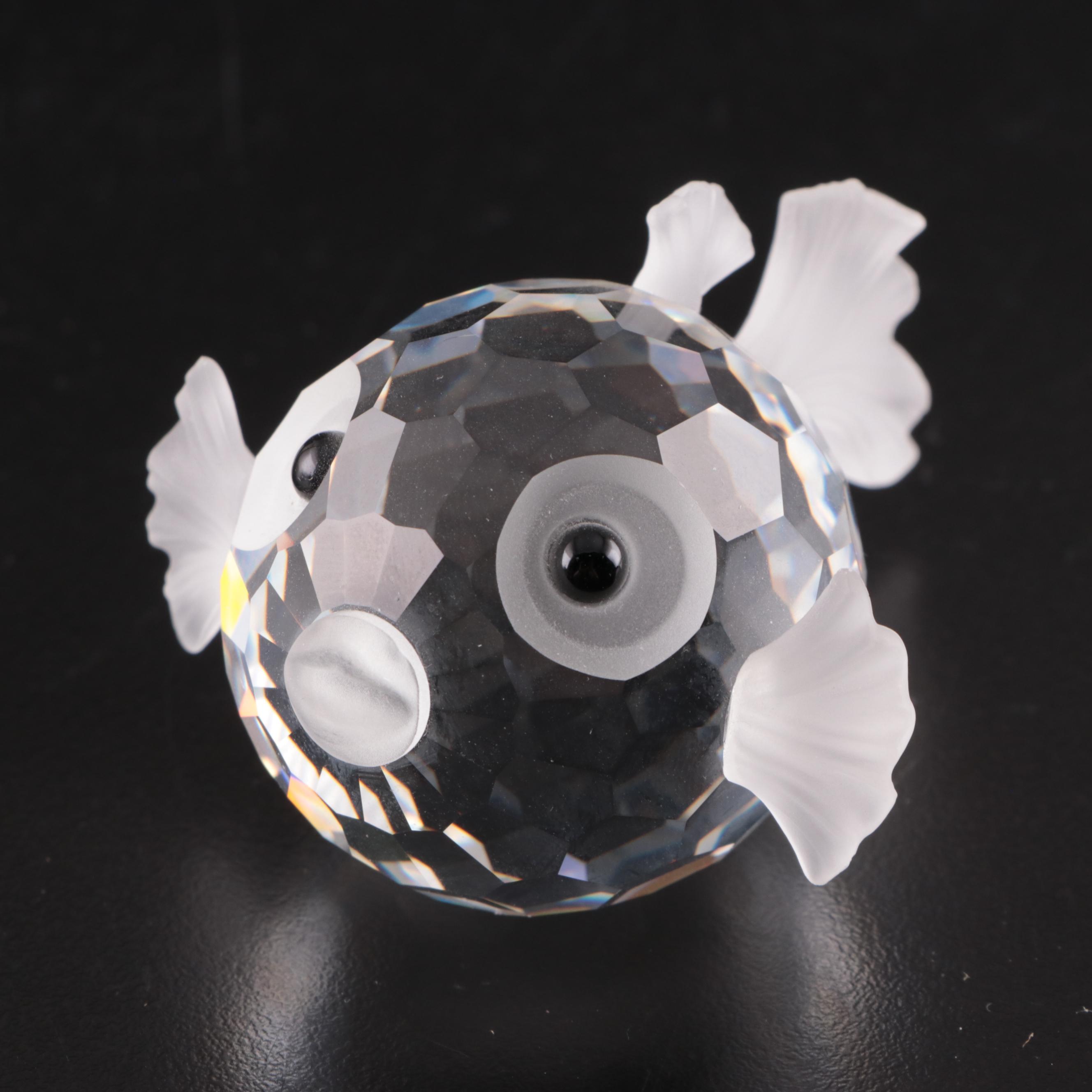 Swarovski Crystal Fish Figurines Including Mini Goldfish, Late 20th ...