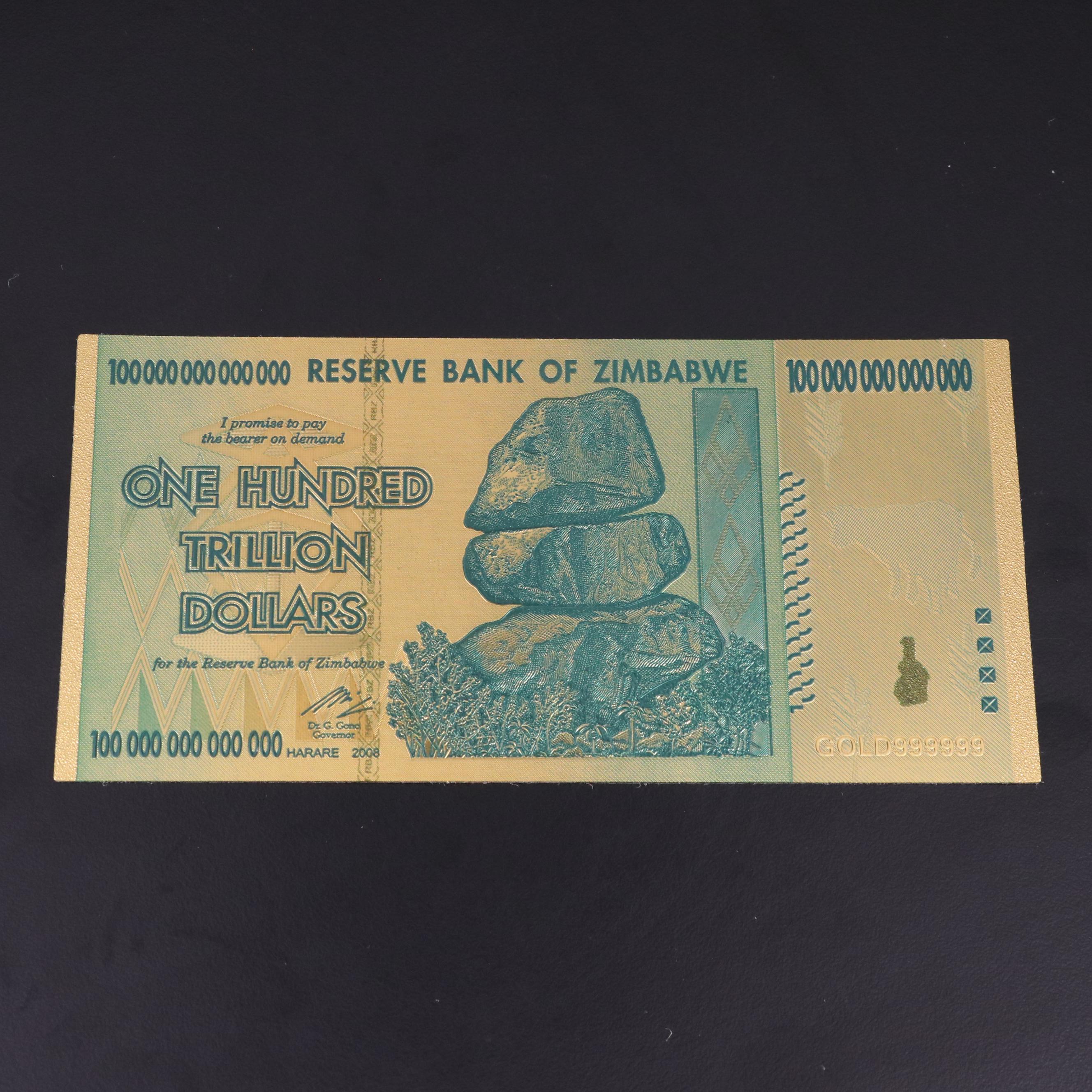 Eight-Piece 24K Gold Foil U.S. Banknotes Replica Set | EBTH