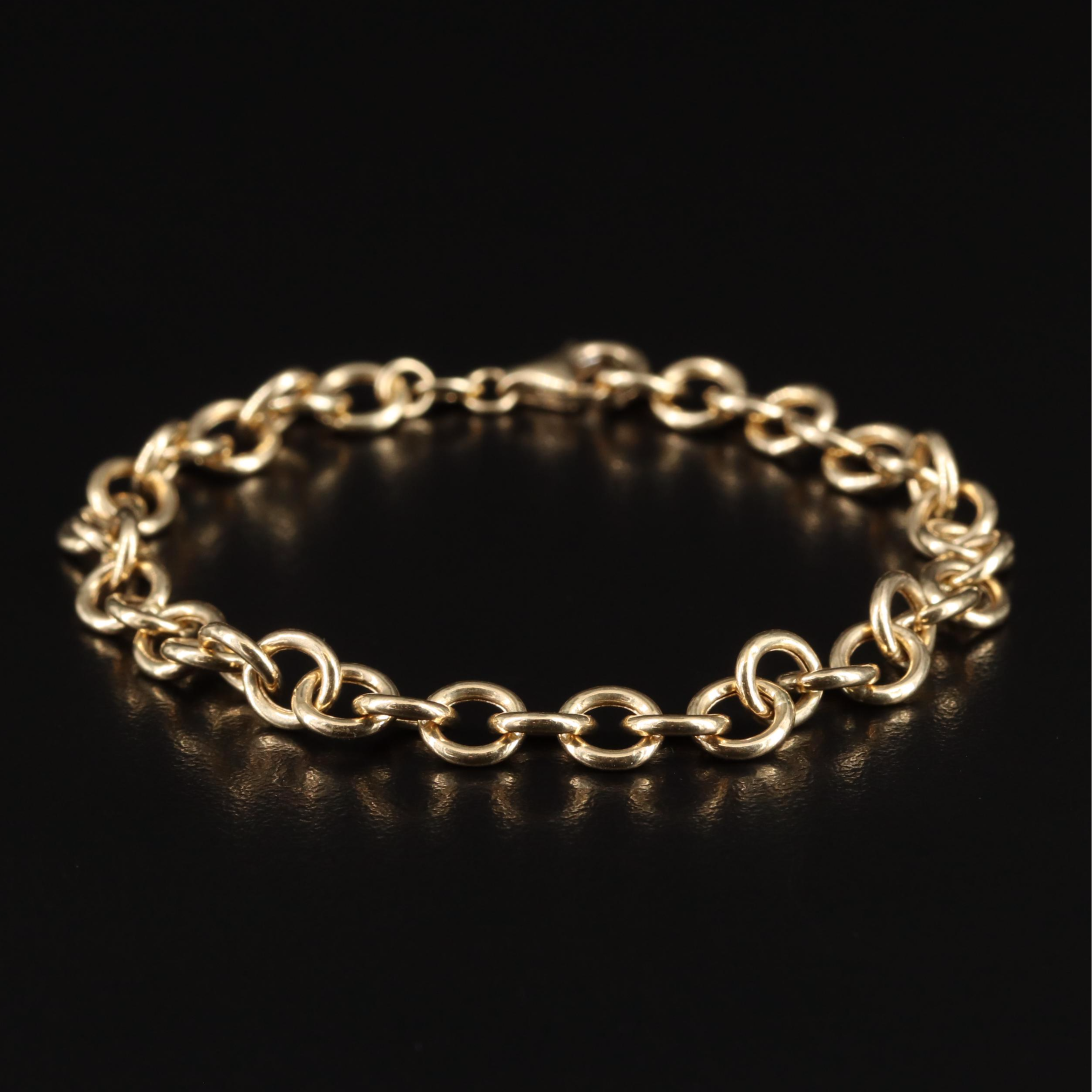 14K Rolo Chain Bracelet | Everything But The House