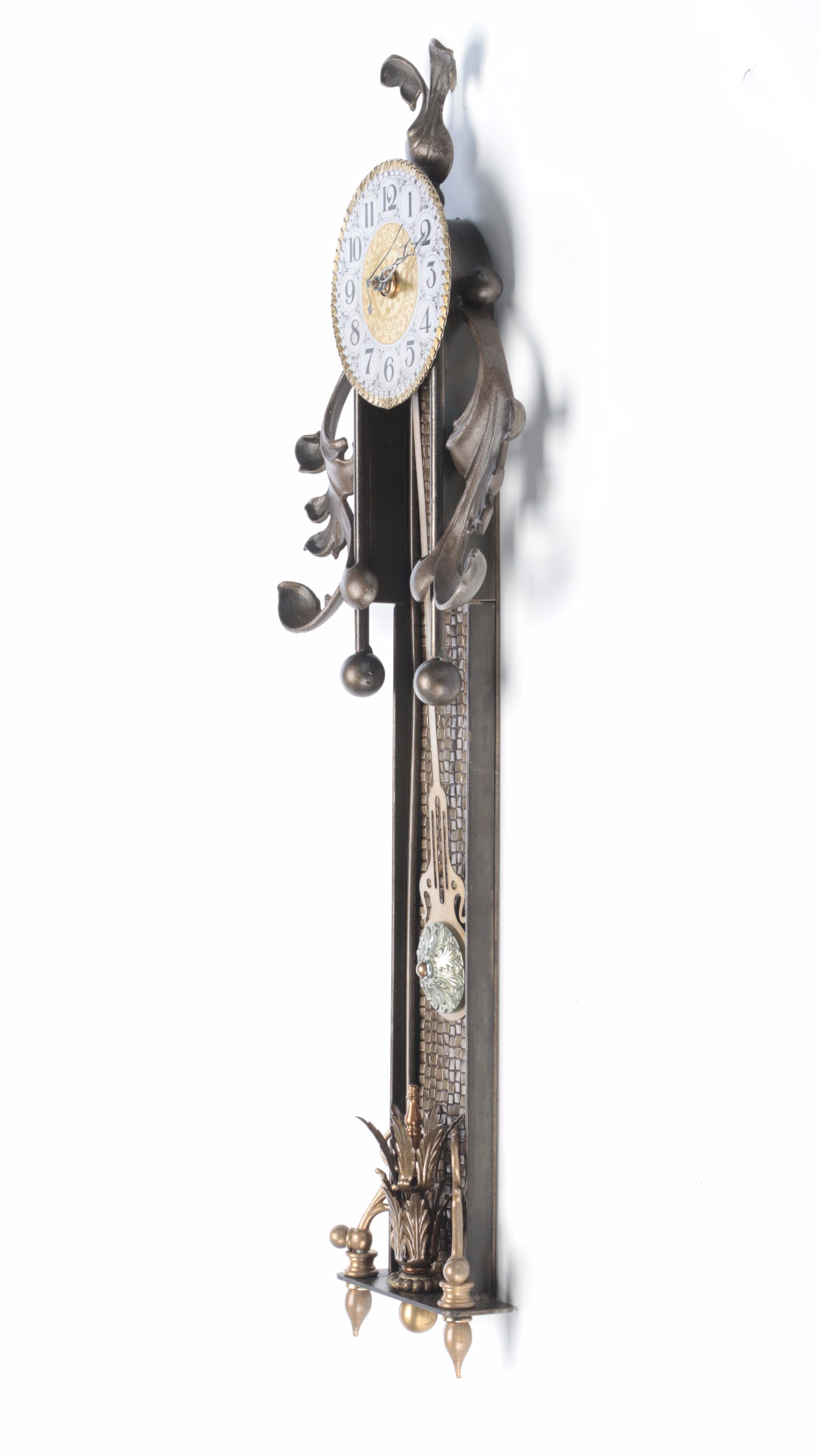 Rococo Style Wall Hanging Pendulum Clock | EBTH