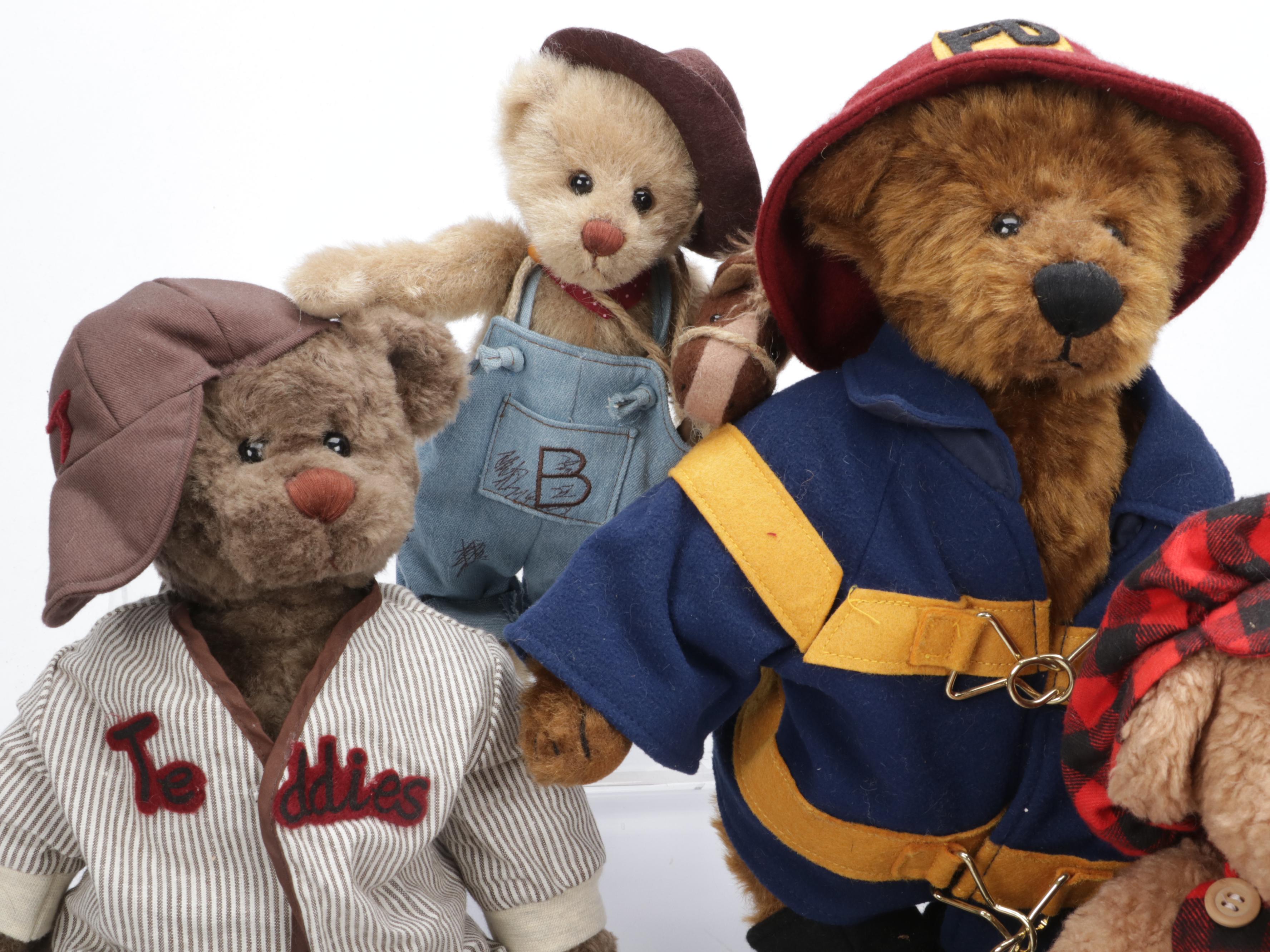 Ganz "Cinders", "Willy", "Checkers" and More Teddy Bears | EBTH