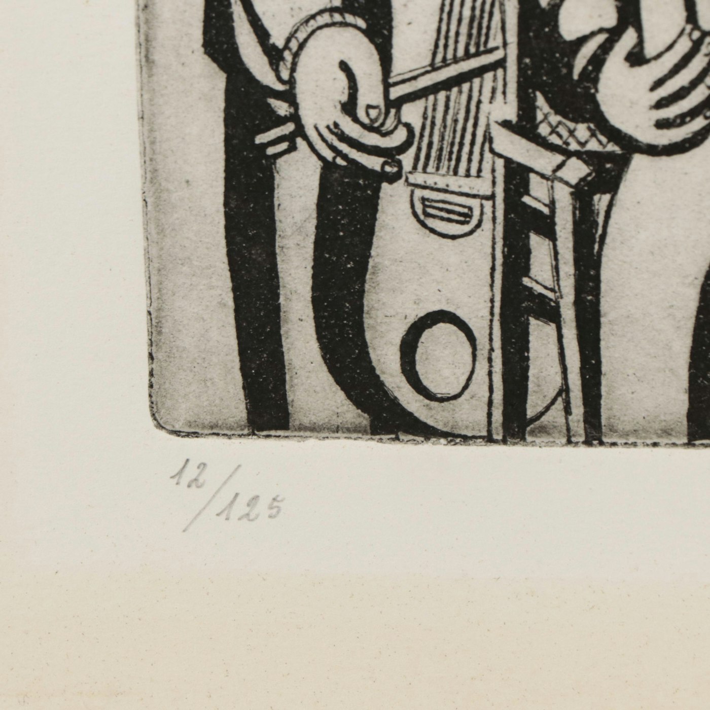 Fernand Leger Etching of Three Musicians | EBTH Fernand Leger Etching of Three Musicians | EBTH