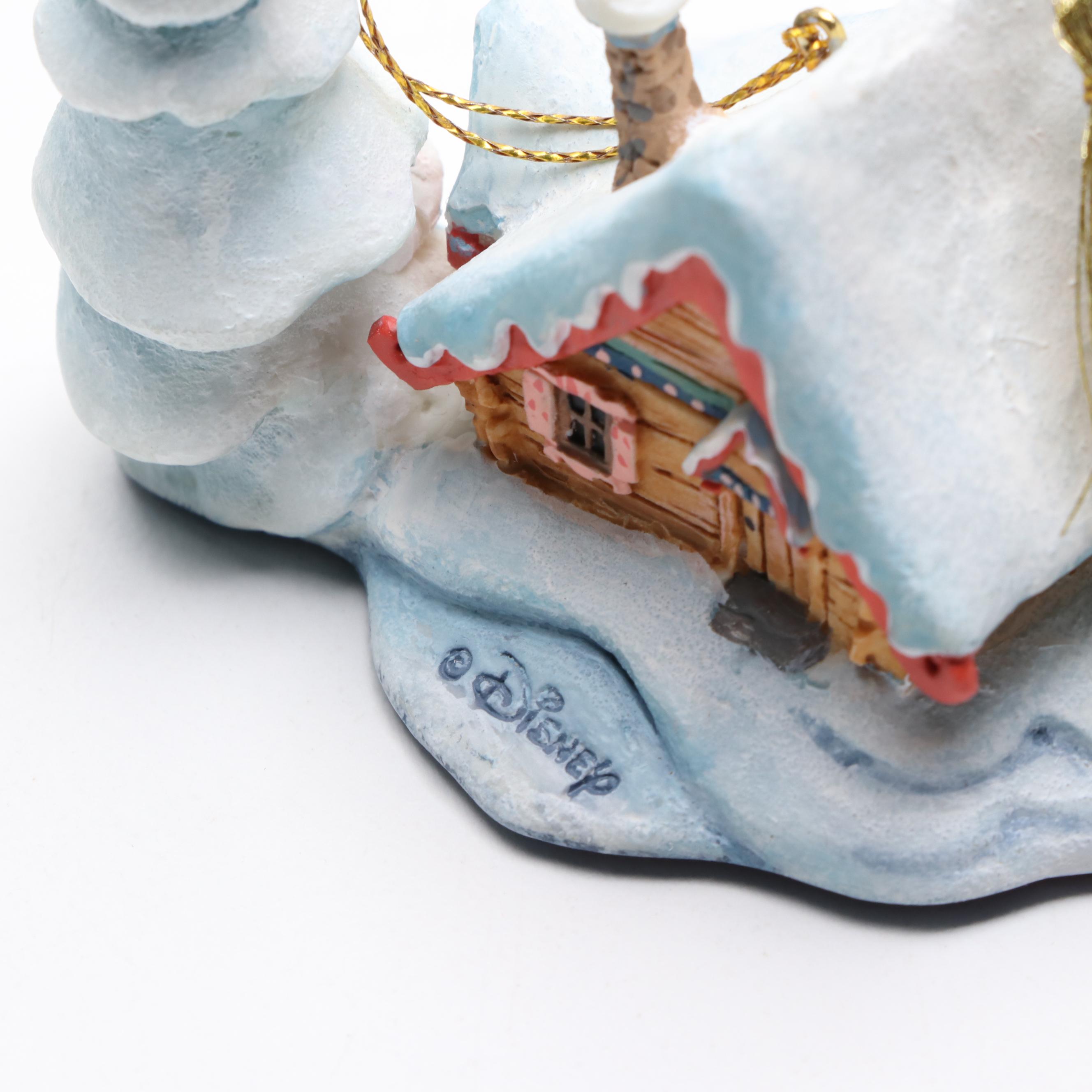Walt Disney Classic Collection "Nestled In The Snow" Resin Figurine and ...