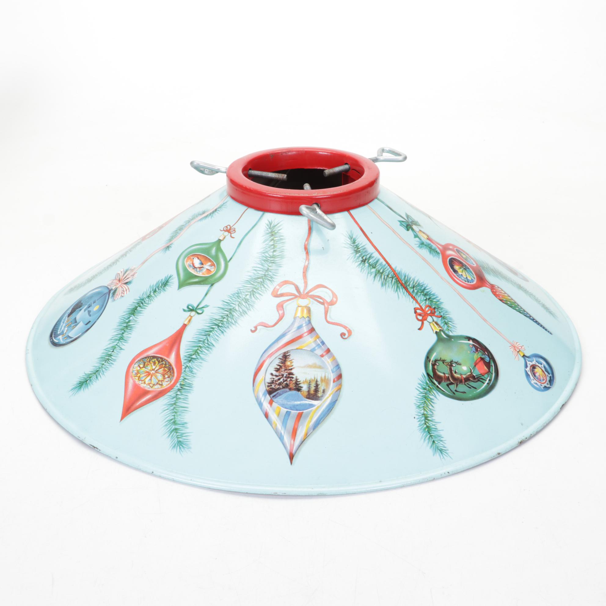 Coloramic Tree Stand, Light-up Angel Topper, and Putz in Old and New ...