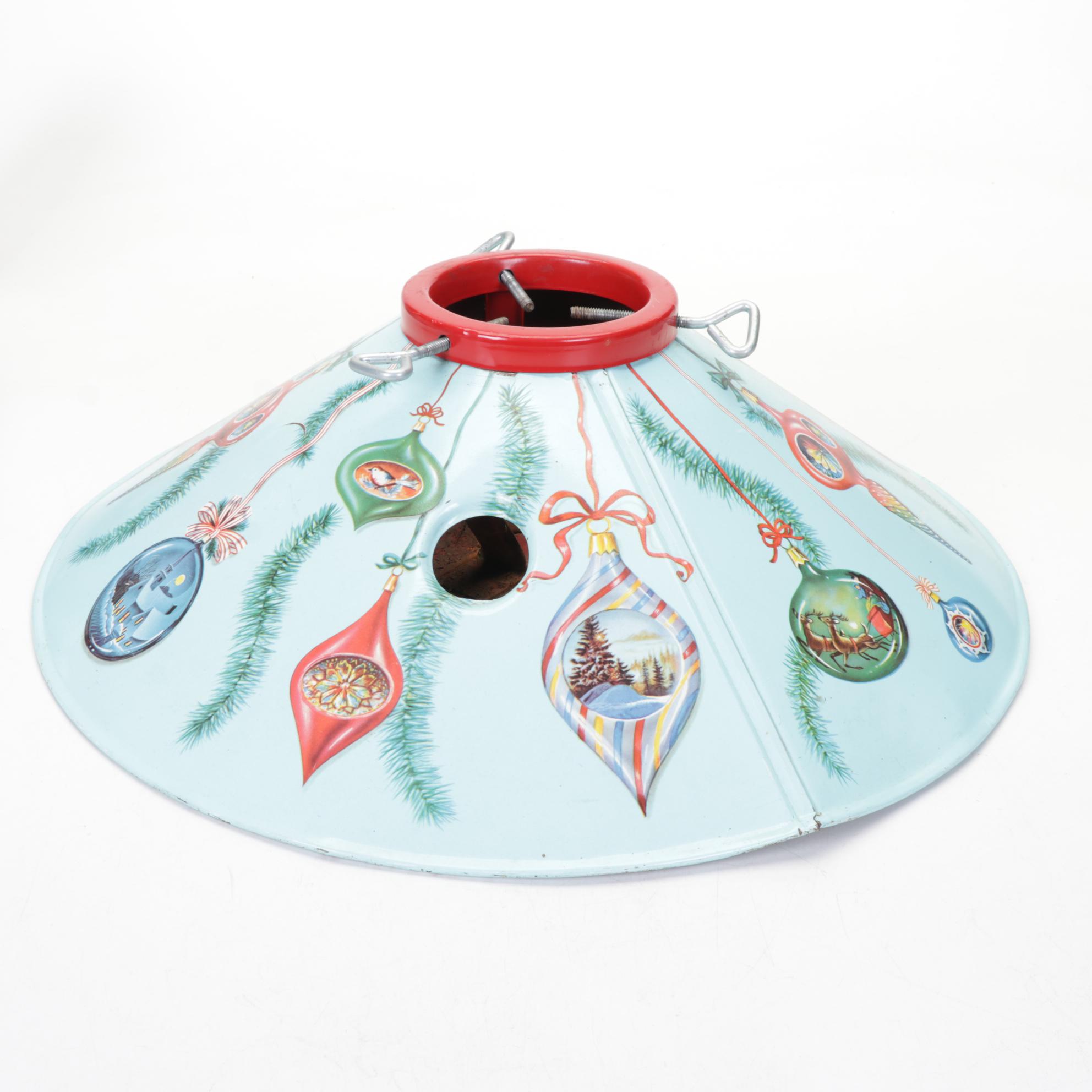 Coloramic Tree Stand, Light-up Angel Topper, and Putz in Old and New ...