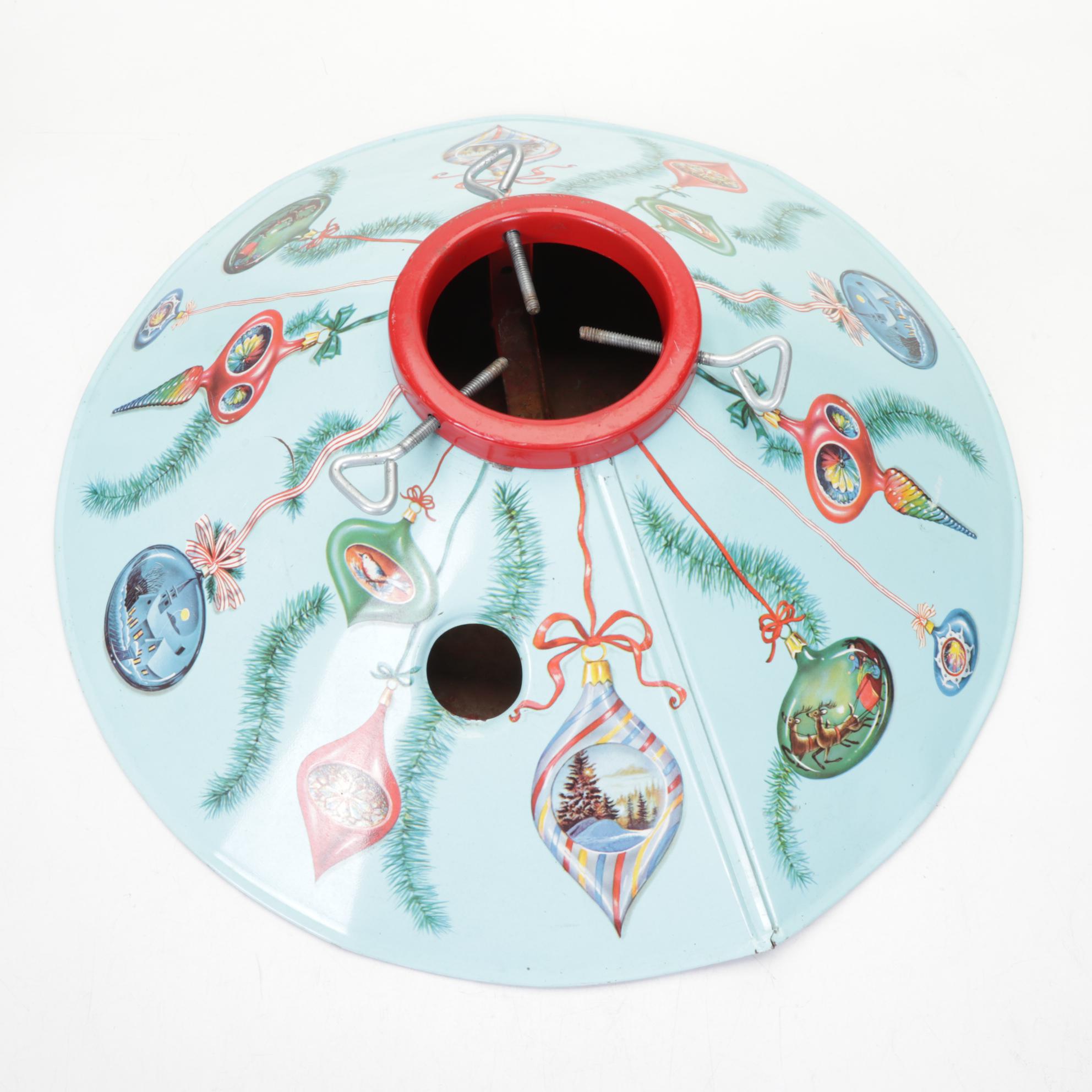 Coloramic Tree Stand, Light-up Angel Topper, and Putz in Old and New ...