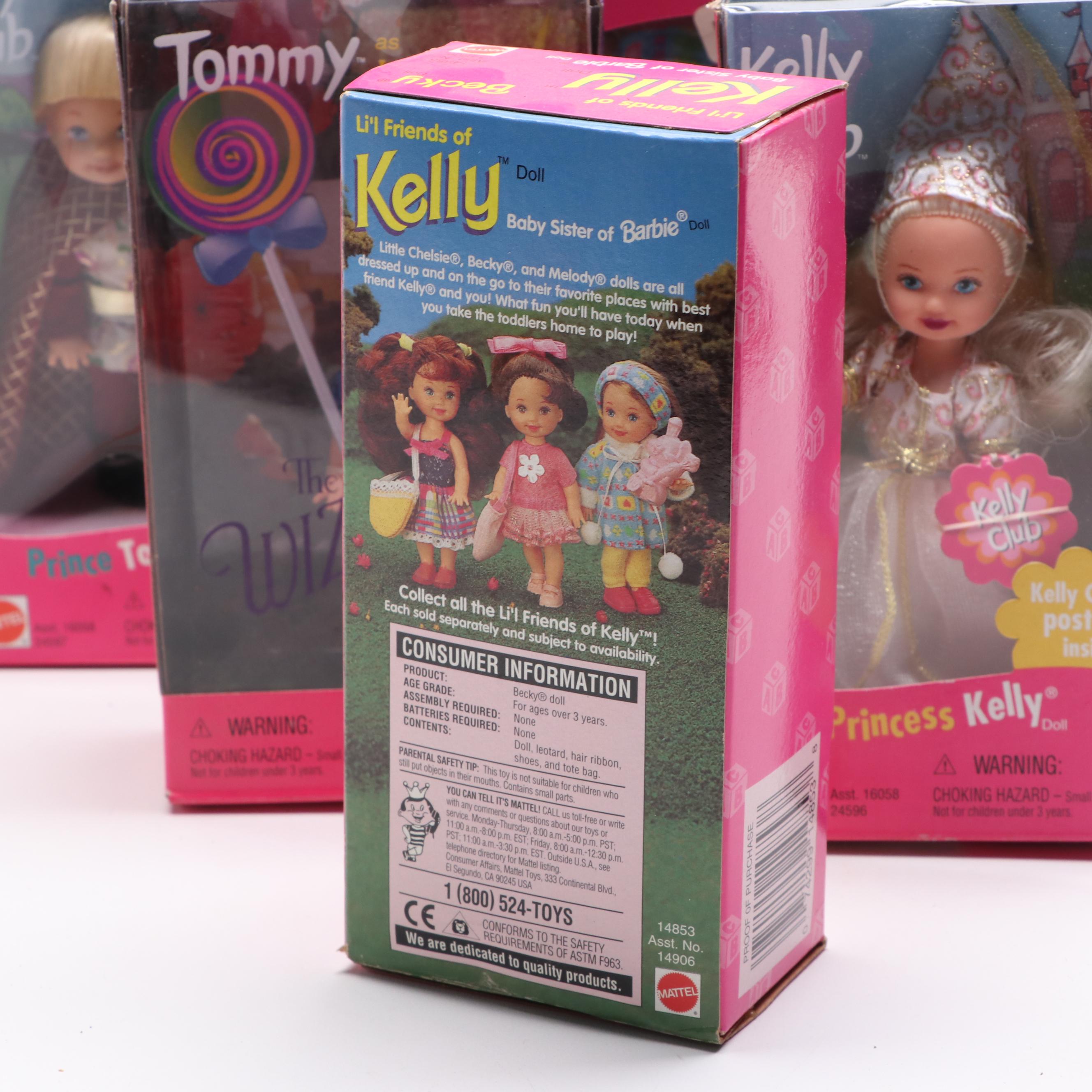 Matte; "Becky", "Princess Kelly", "Prince Tommy" and More Barbie Dolls ...