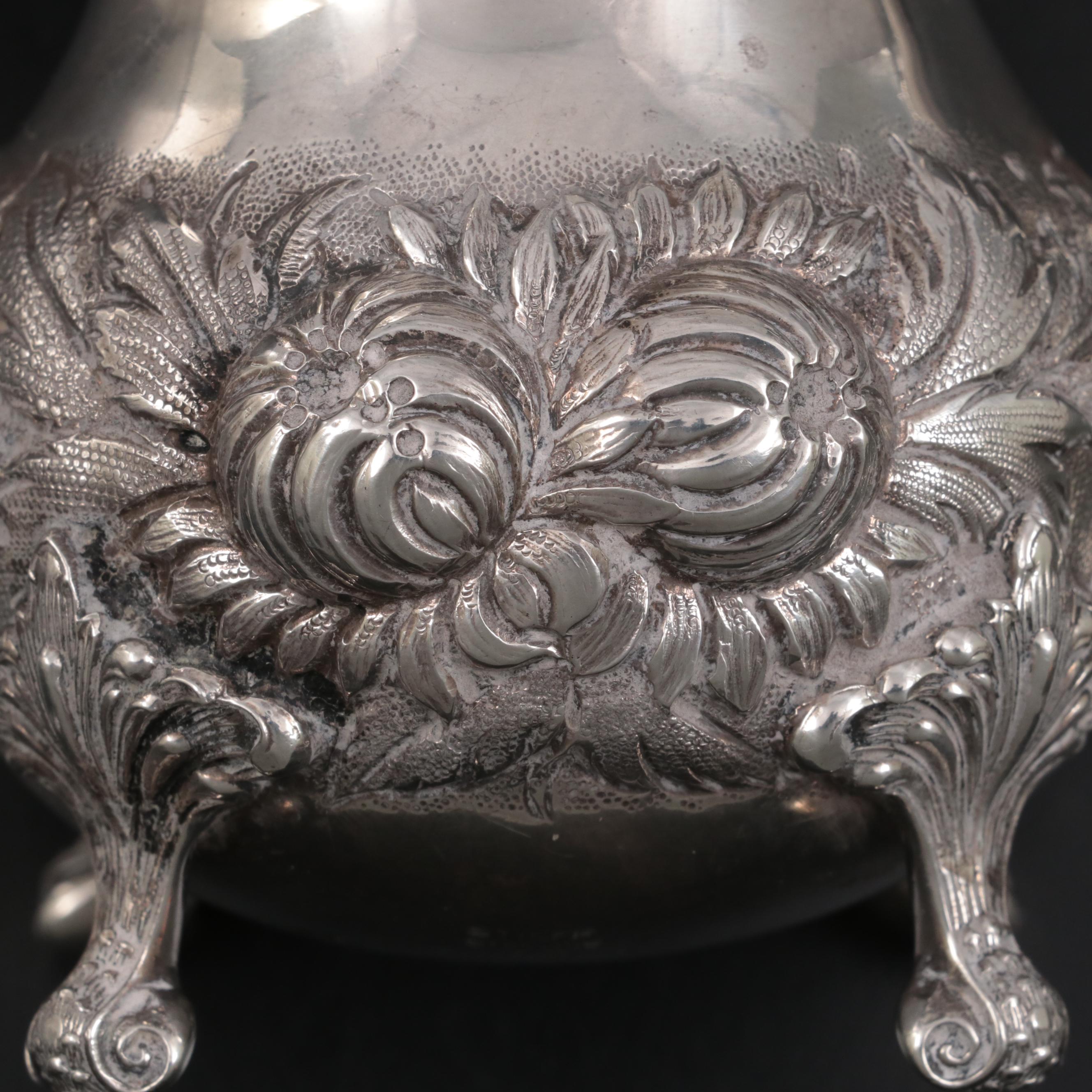 Stieff Repoussé Sterling Silver Creamer, 1930 | EBTH