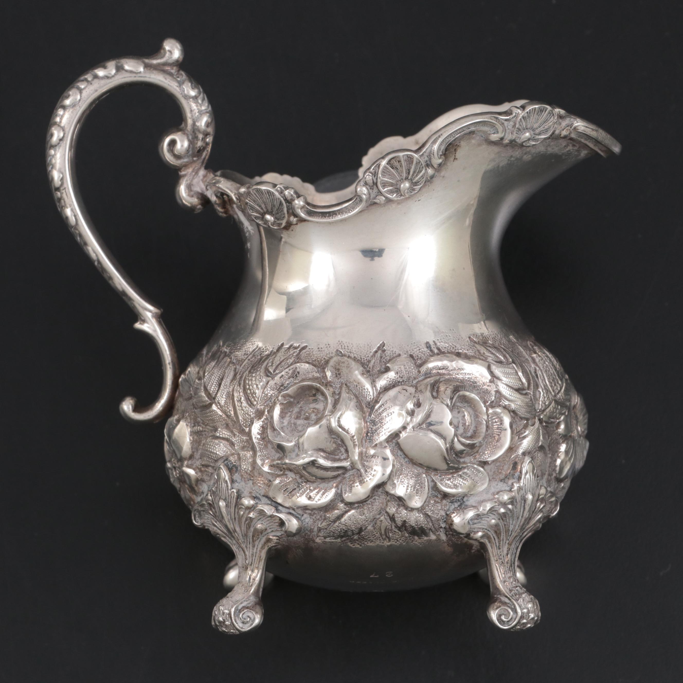 Stieff Repoussé Sterling Silver Creamer, 1930 | EBTH