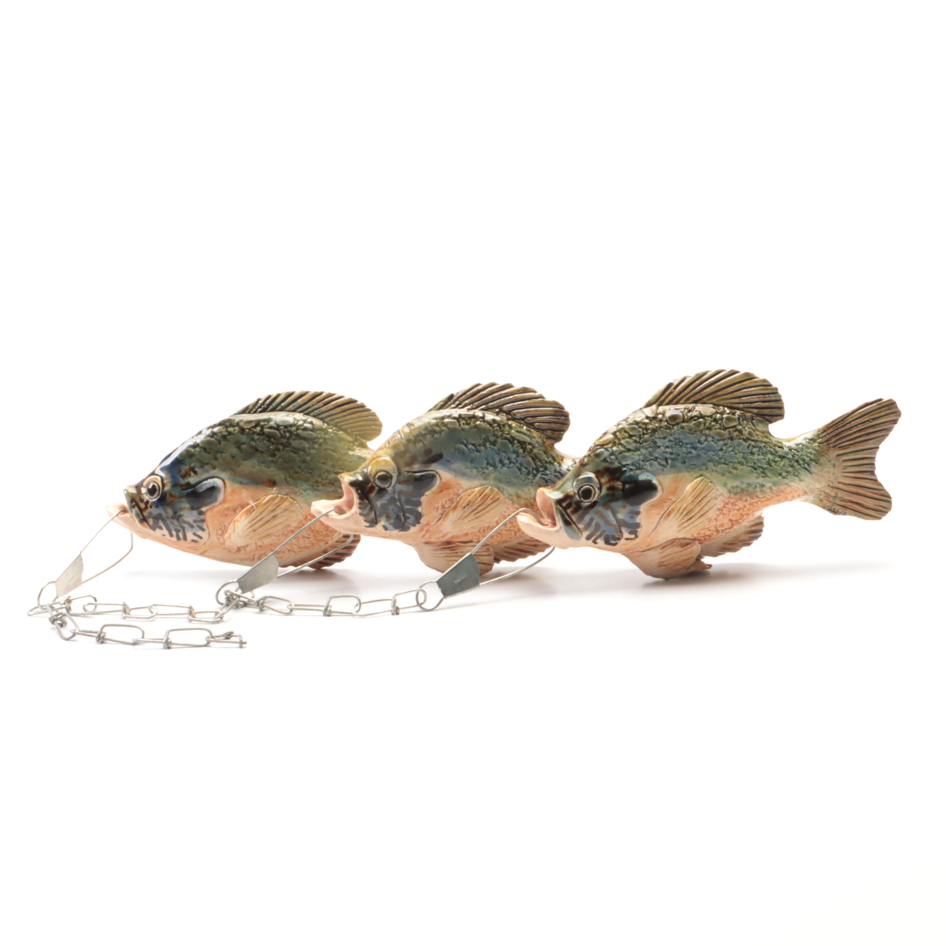 Ellison Art Pottery Sculpture of Caught Fish | EBTH