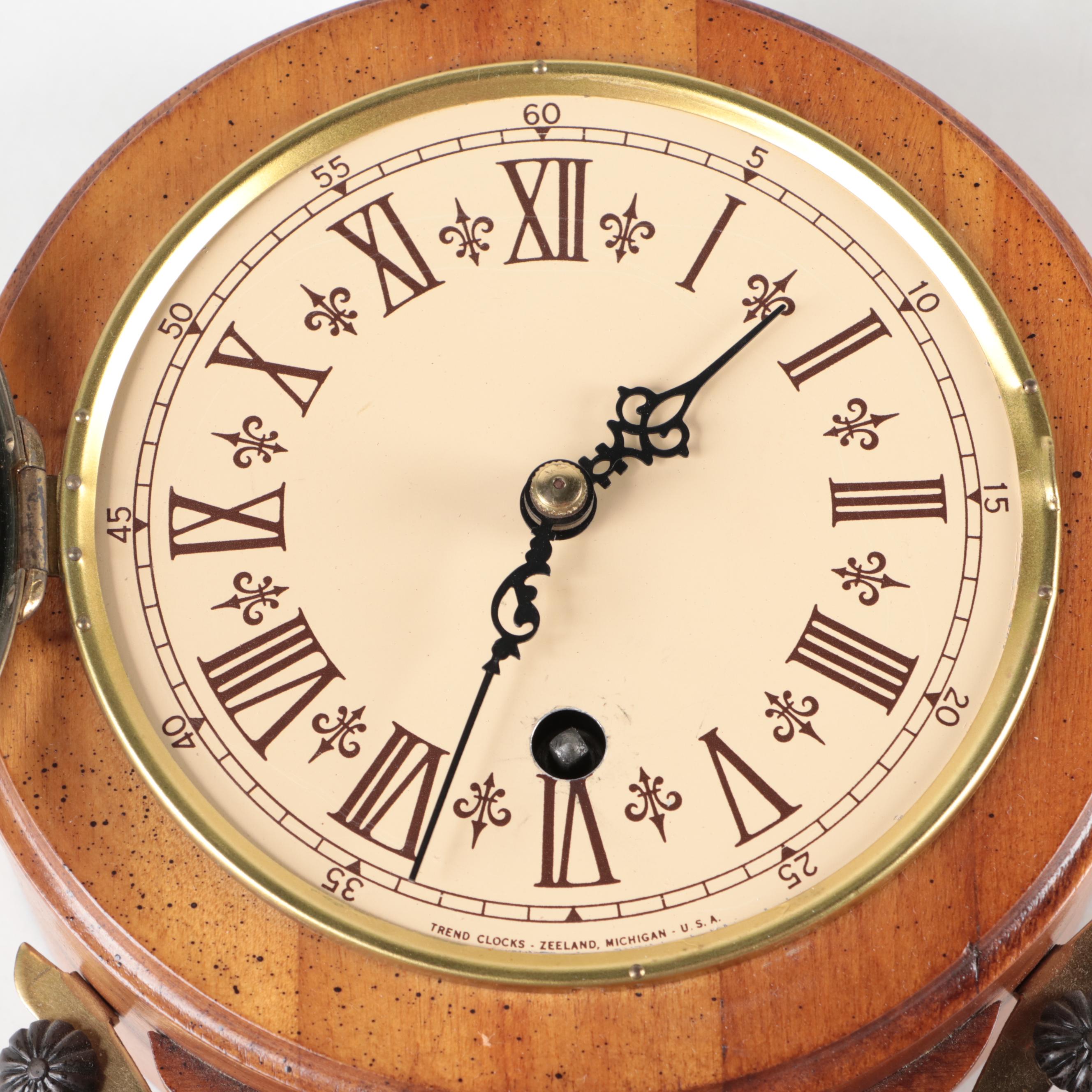 Trend Clocks Hardwood Federal Style Banjo Clock | EBTH