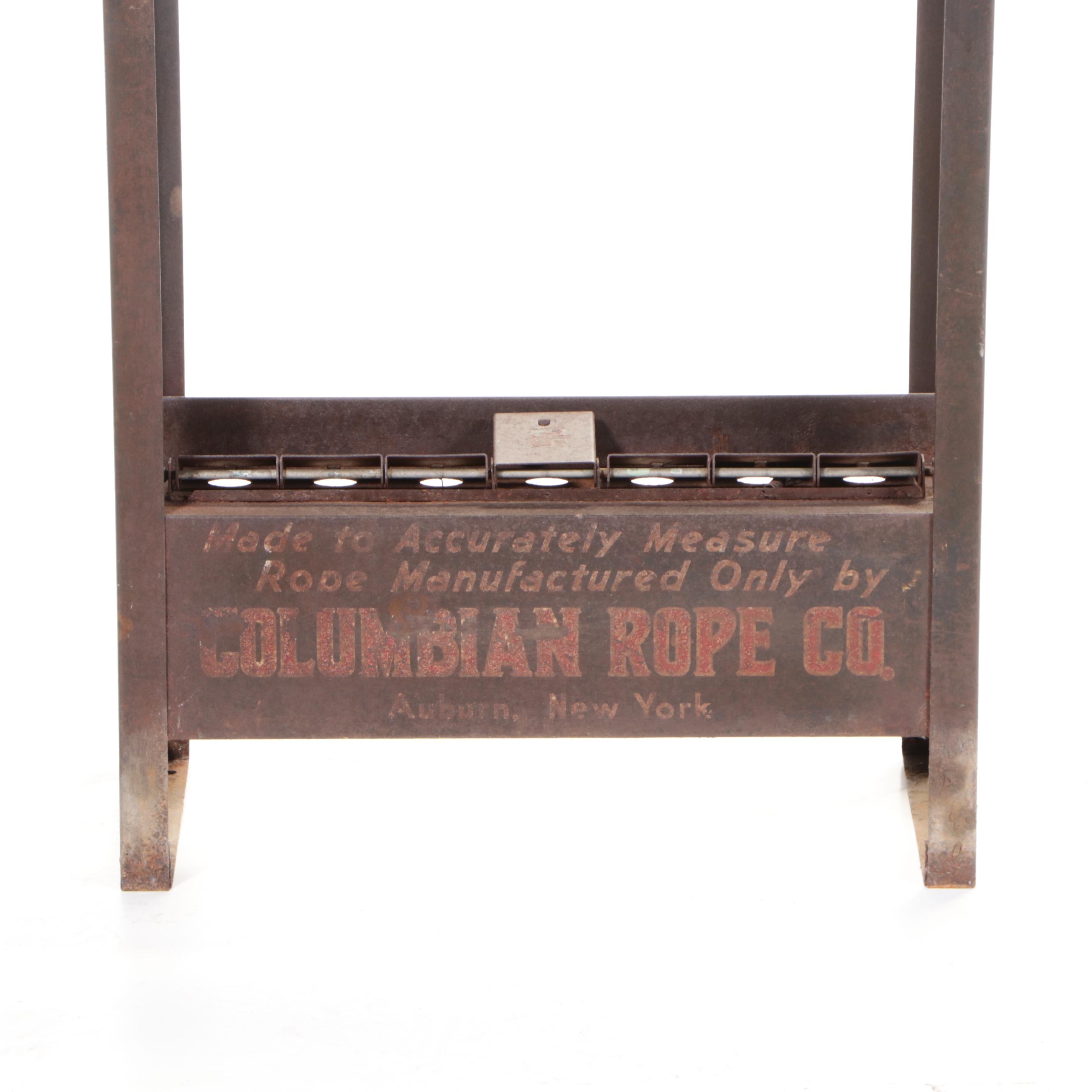 Columbian Pure Manila Rope Measuring and Cutting Device, Early 20th C ...