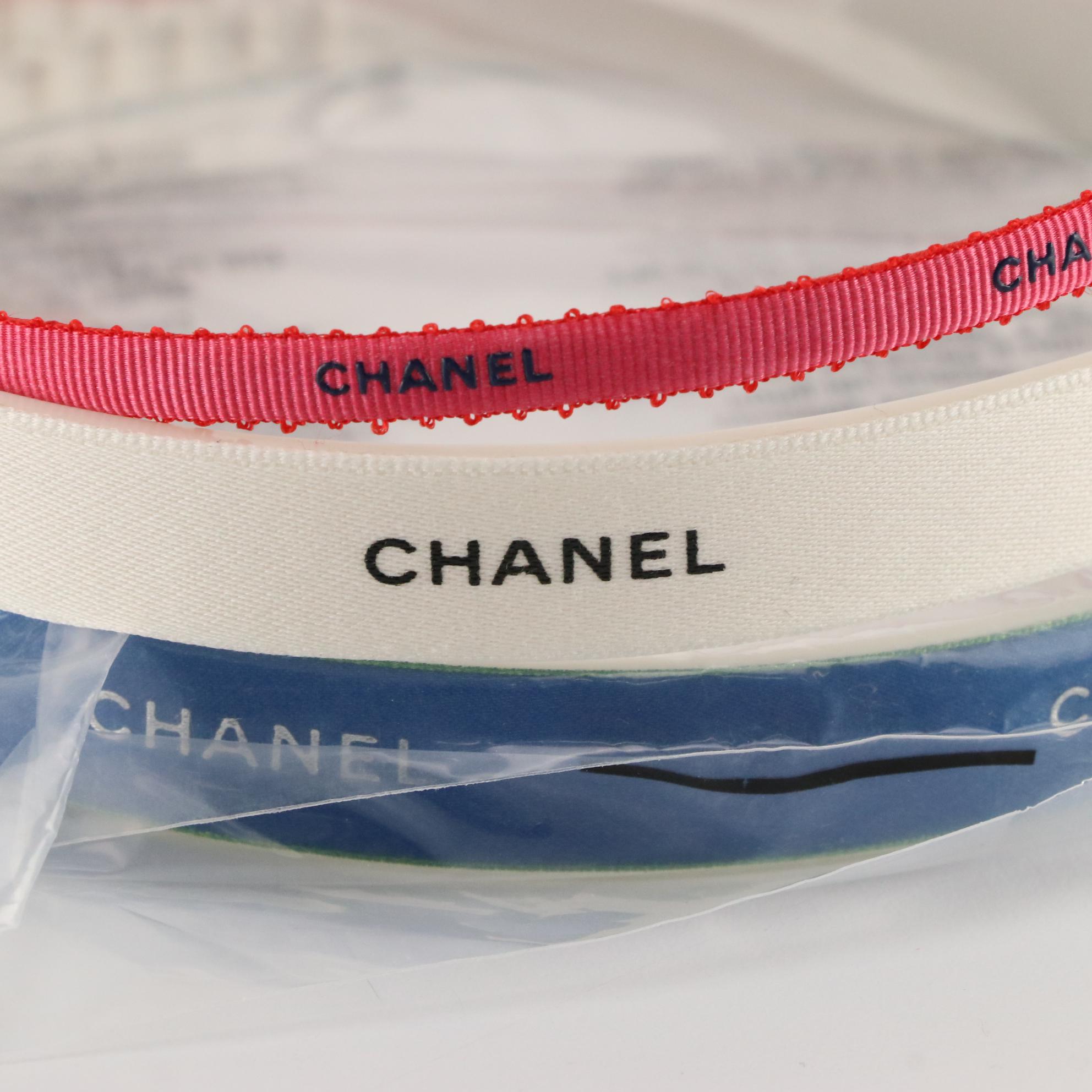 Chanel Parfums Promotional Hair Pins and Chanel Ribbon Headbands ...