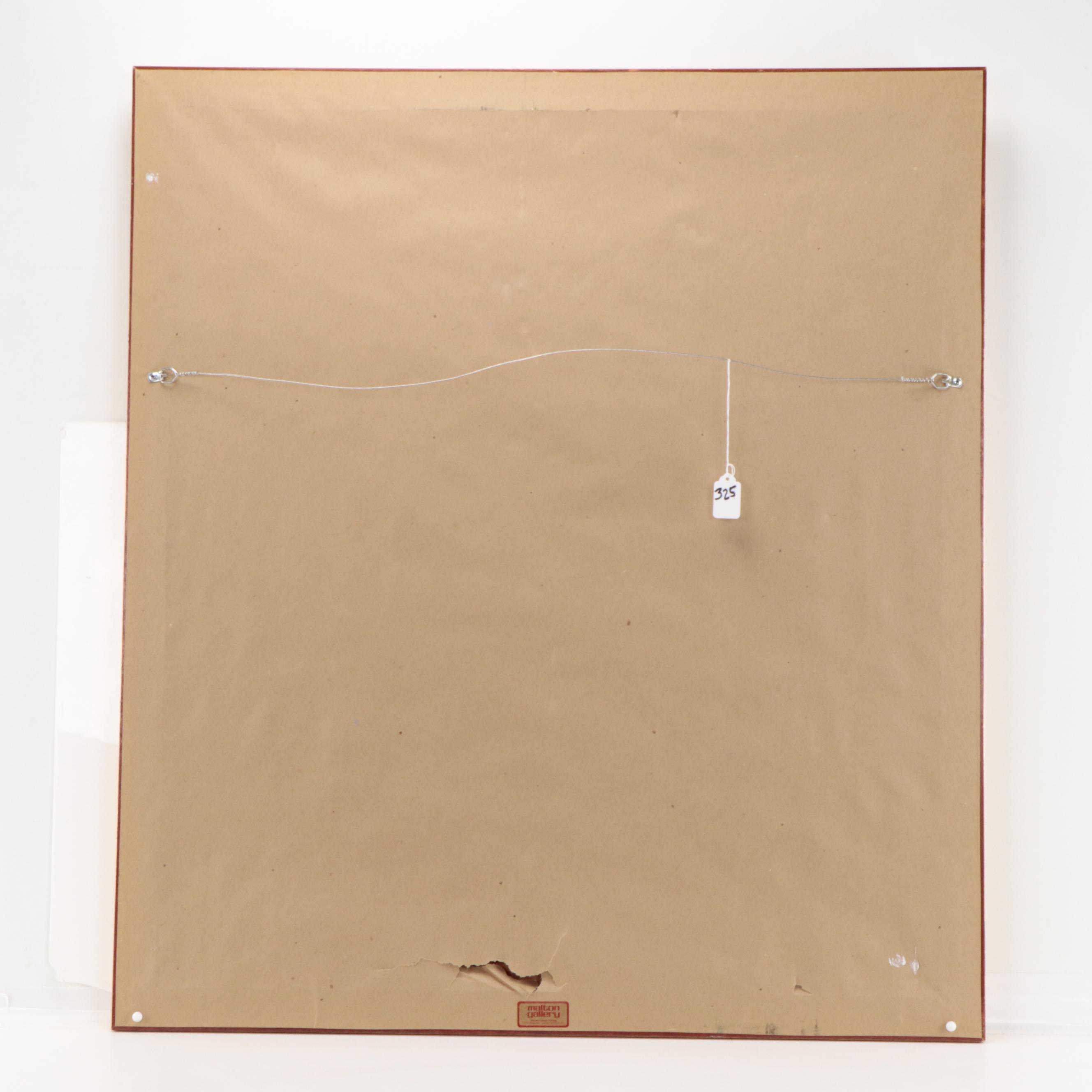 Anne Embree Modernist Acrylic Painting of Animals | EBTH