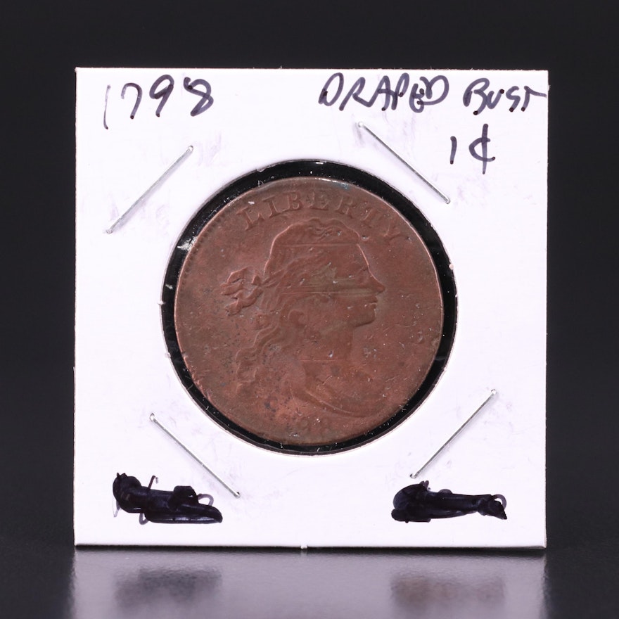 1798 and 1803 Draped Bust Large Cents | EBTH 1798 and 1803 Draped Bust Large Cents | EBTH