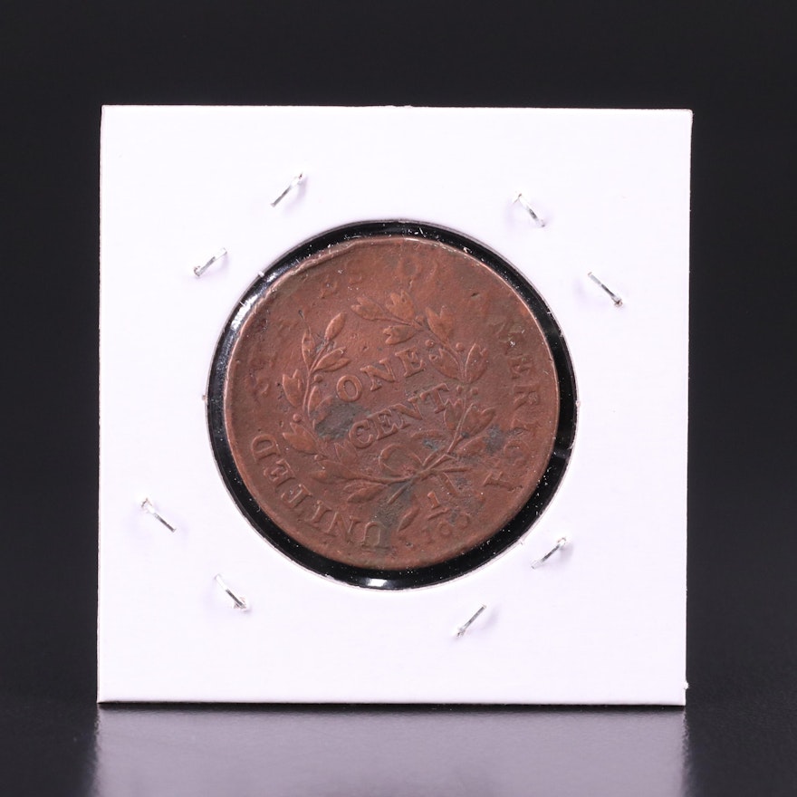 1798 and 1803 Draped Bust Large Cents | EBTH 1798 and 1803 Draped Bust Large Cents | EBTH