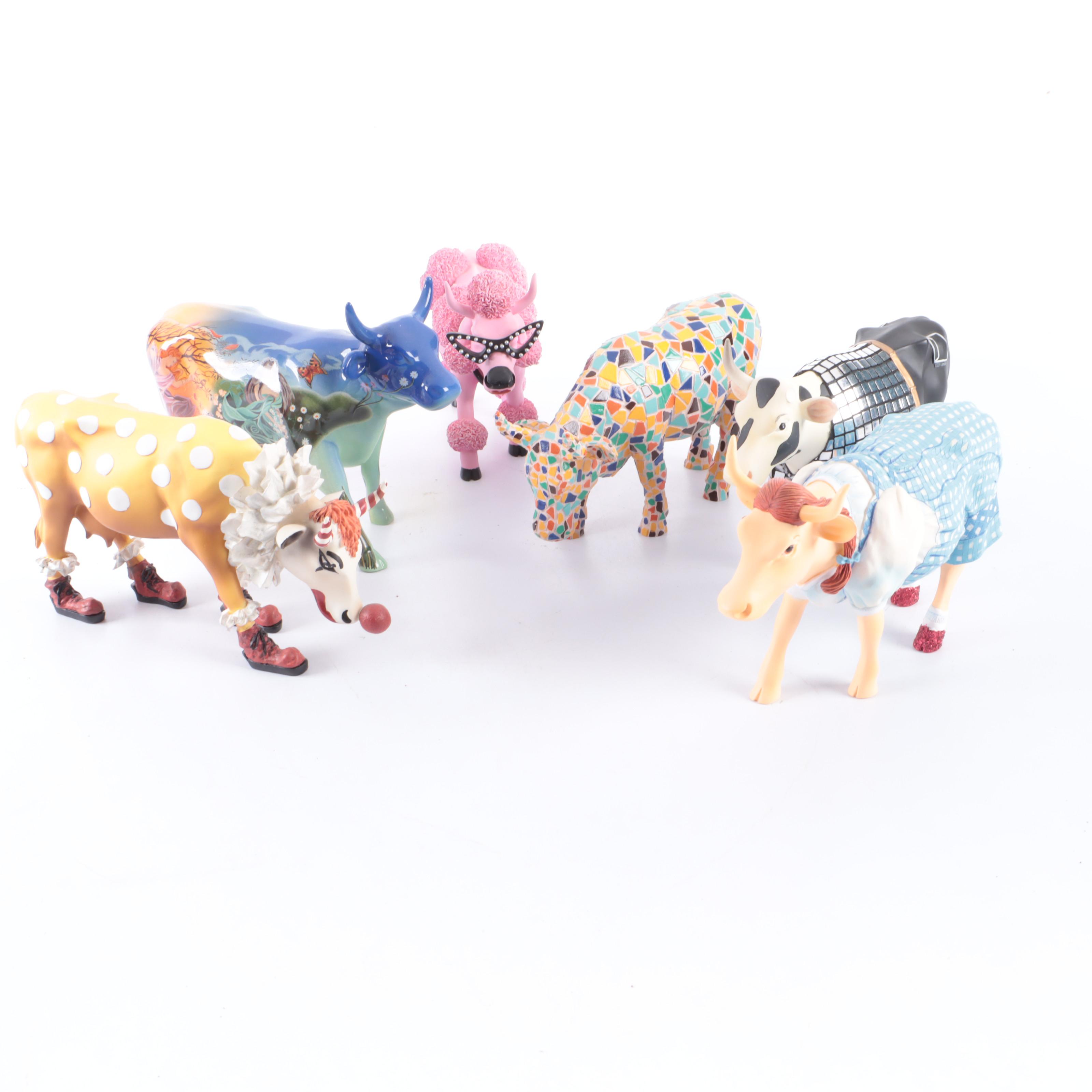 Cowparade "Dorothy Cow", "Disco Cow" and More Cow Figurines | EBTH