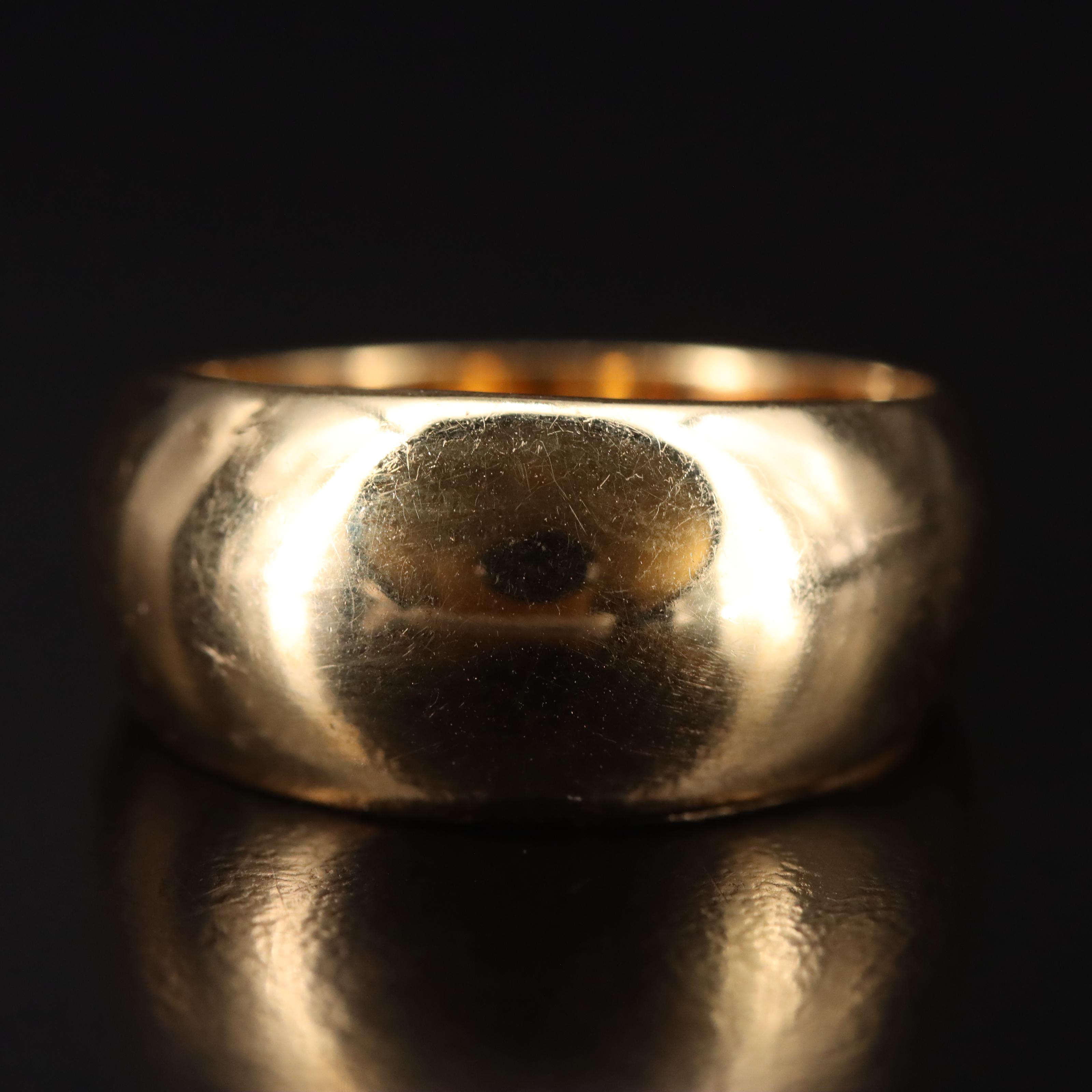Italian 14K Domed Ring | EBTH
