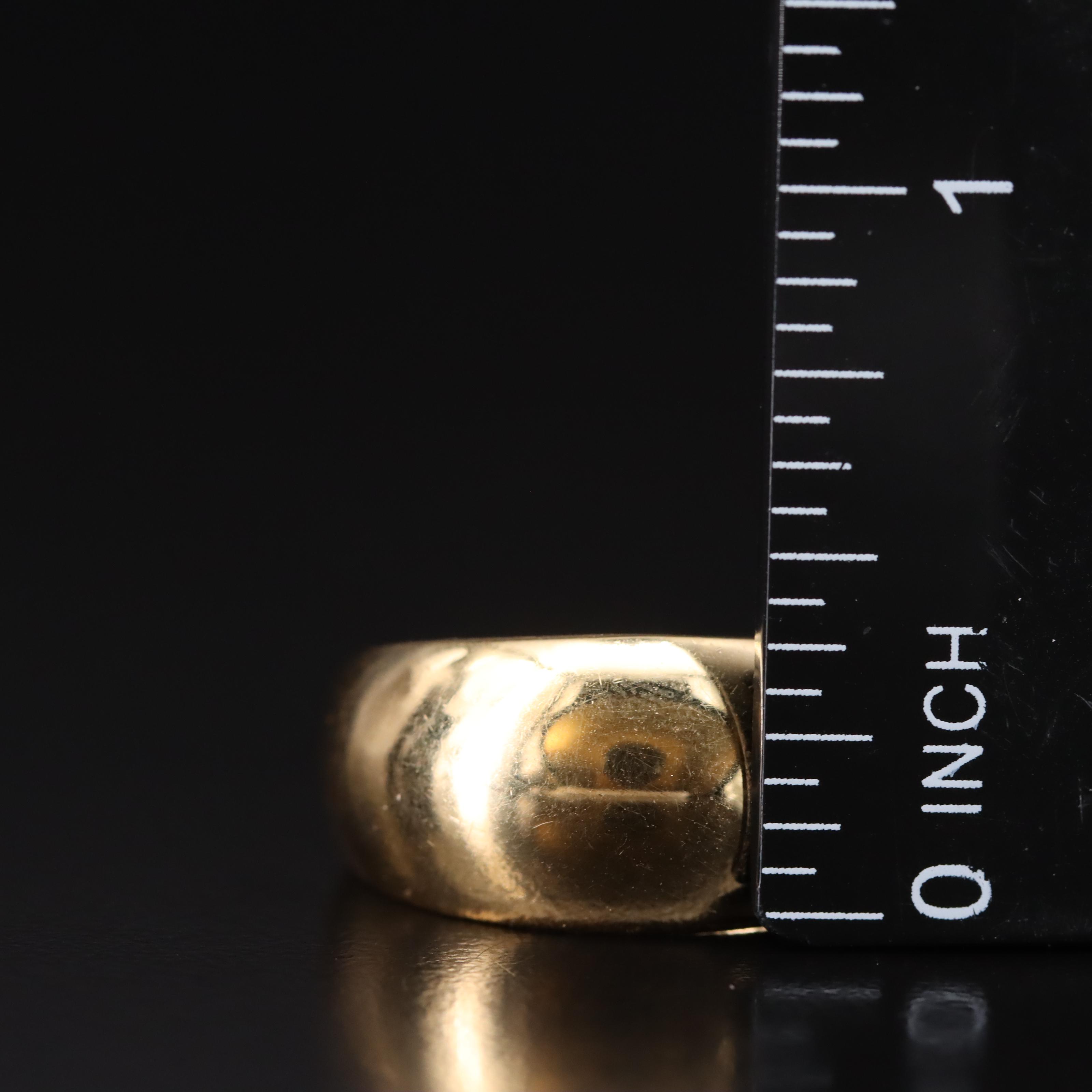 Italian 14K Domed Ring | EBTH