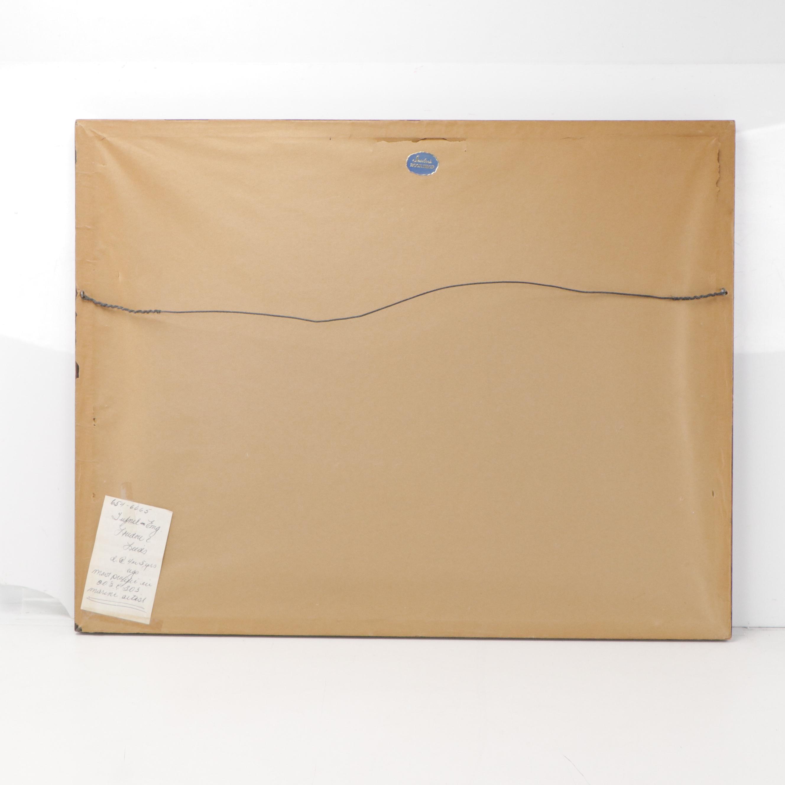 Eric Tufnell Marine Watercolor Painting " 'Britannia' 1853" | EBTH