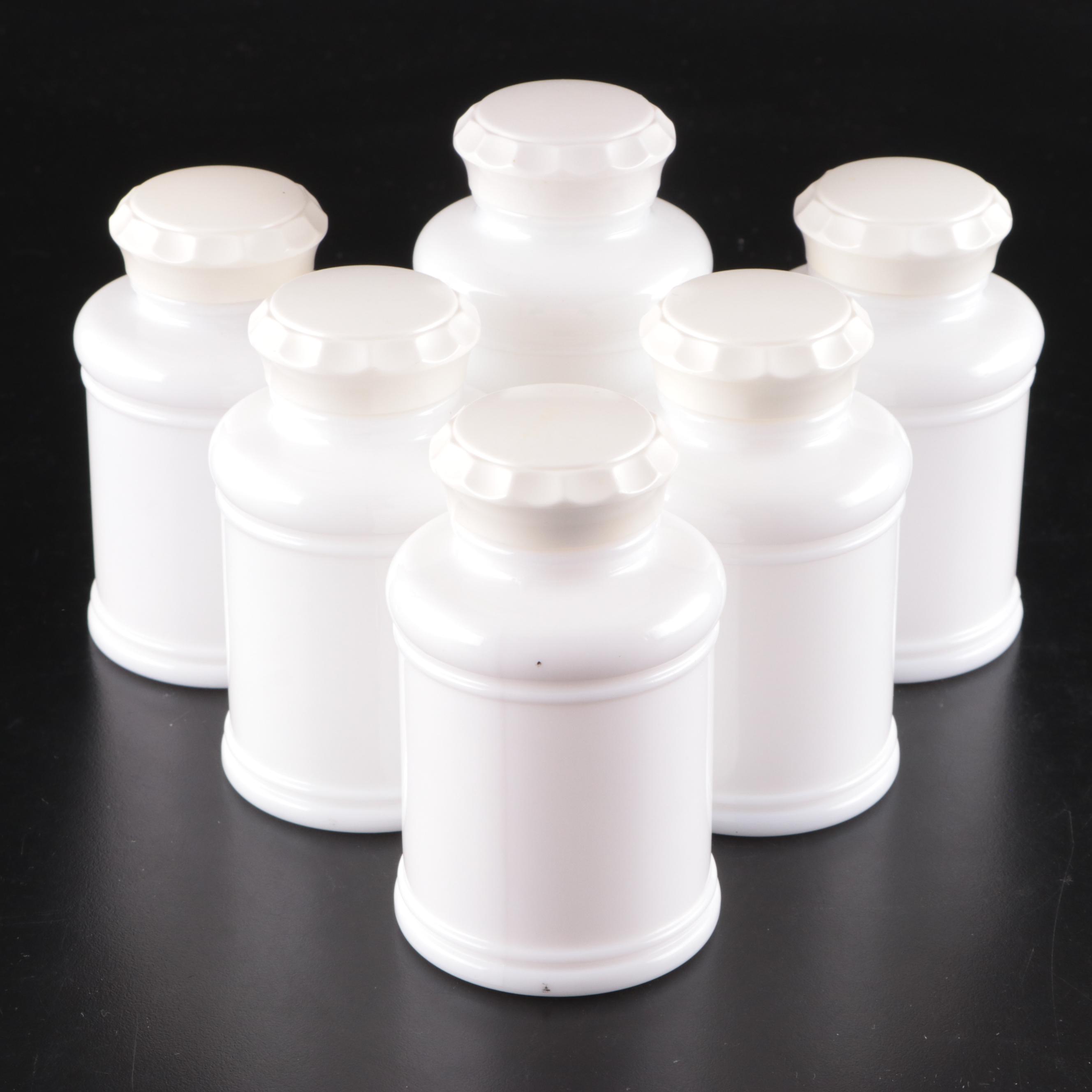 Set of Milk Glass Apothecary Jars | EBTH