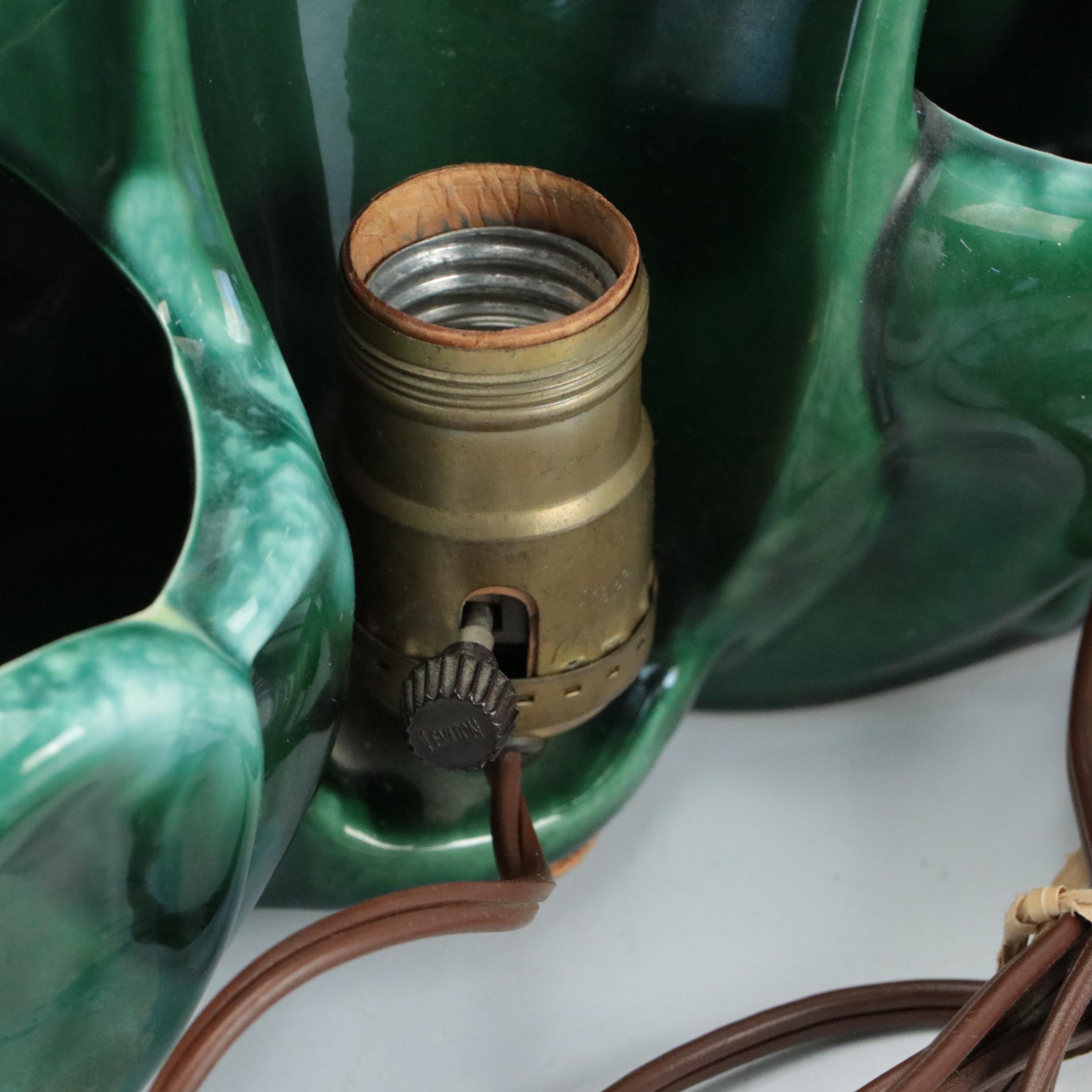 Howard Kron's "McCloud Hoot" Owl With Lane Duck Ceramic TV Lamps, Mid ...