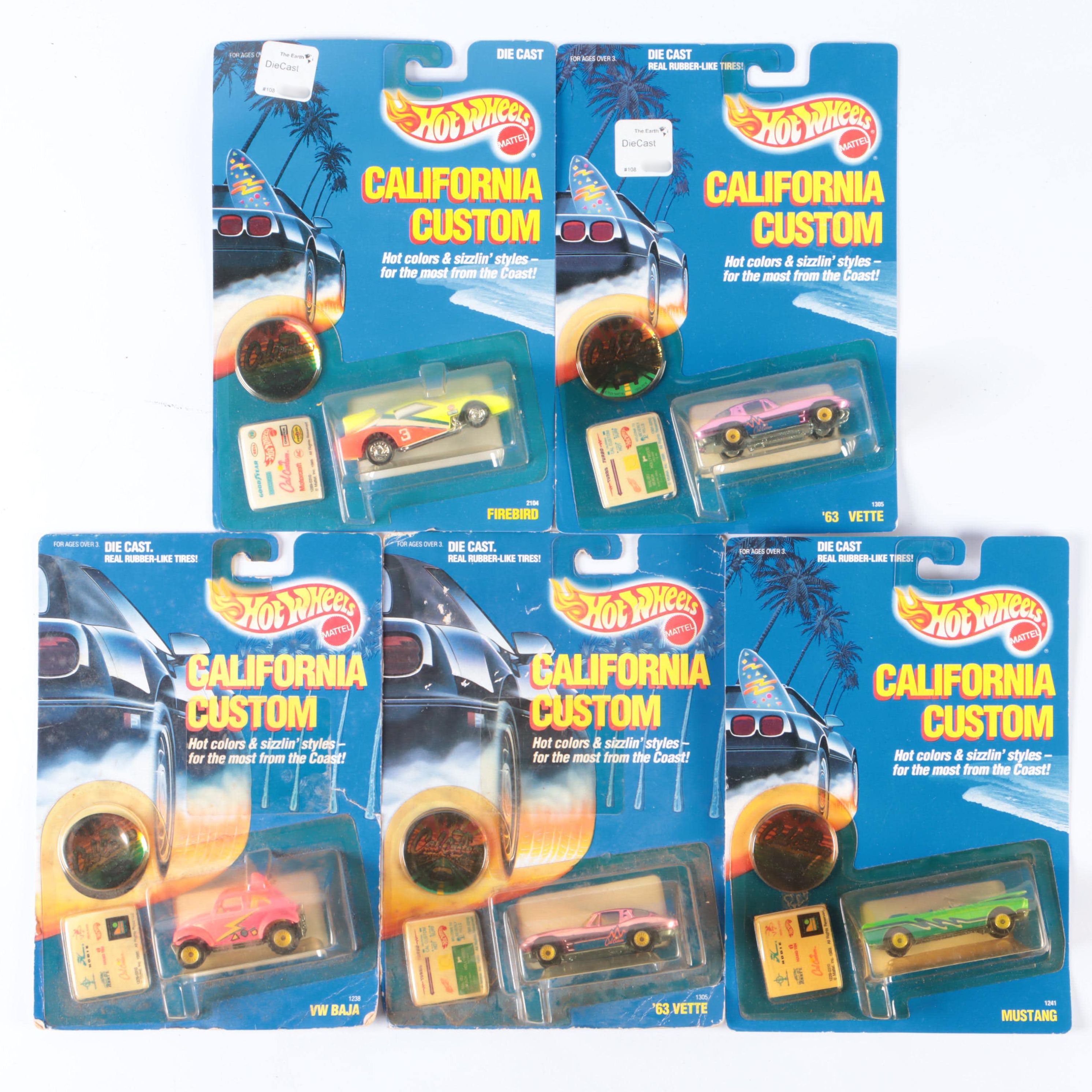 Hot Wheels California Custom Toy Cars, Late 20th Century | EBTH