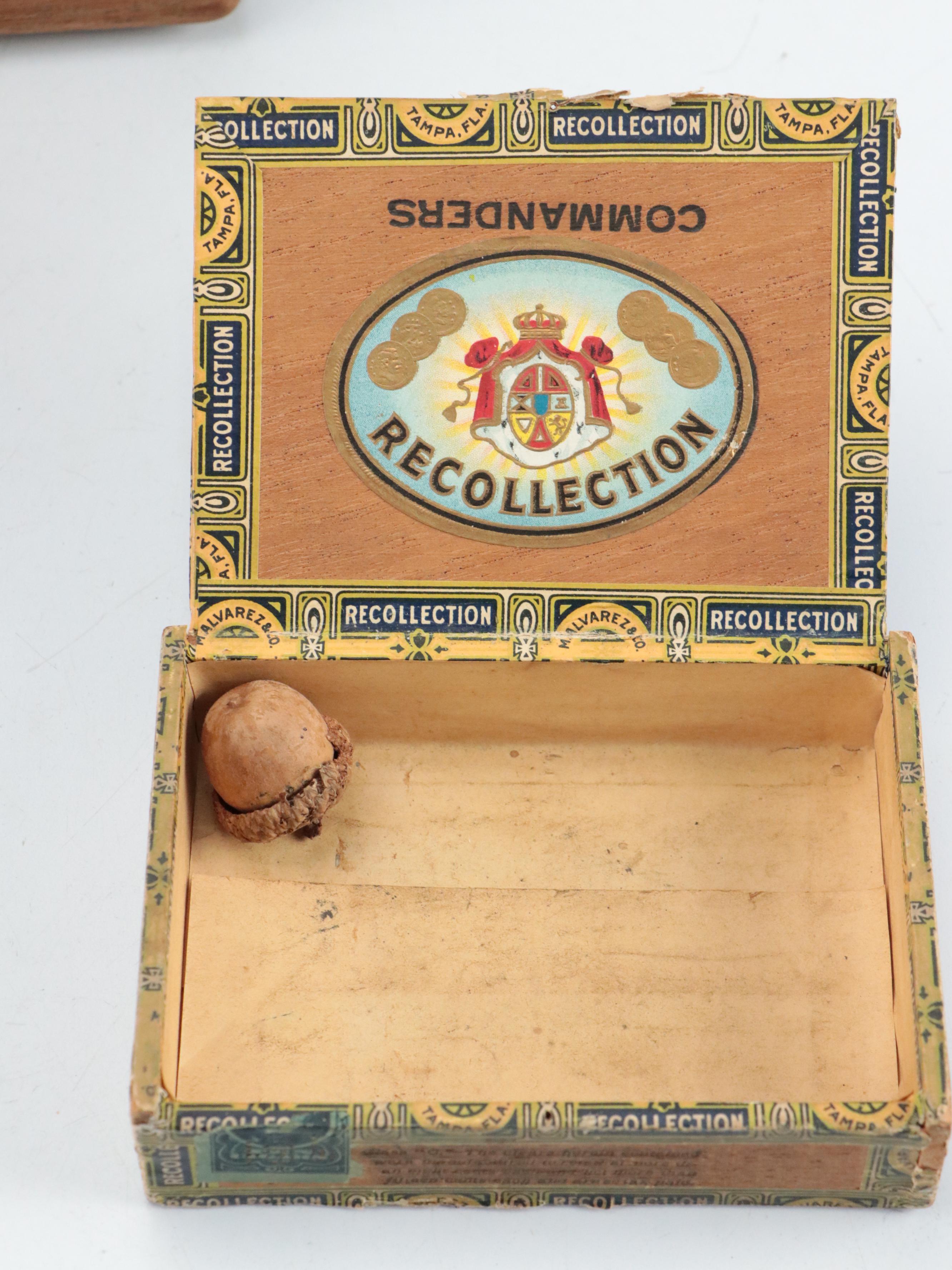 Cigar Box Collection with Storage Rack | EBTH