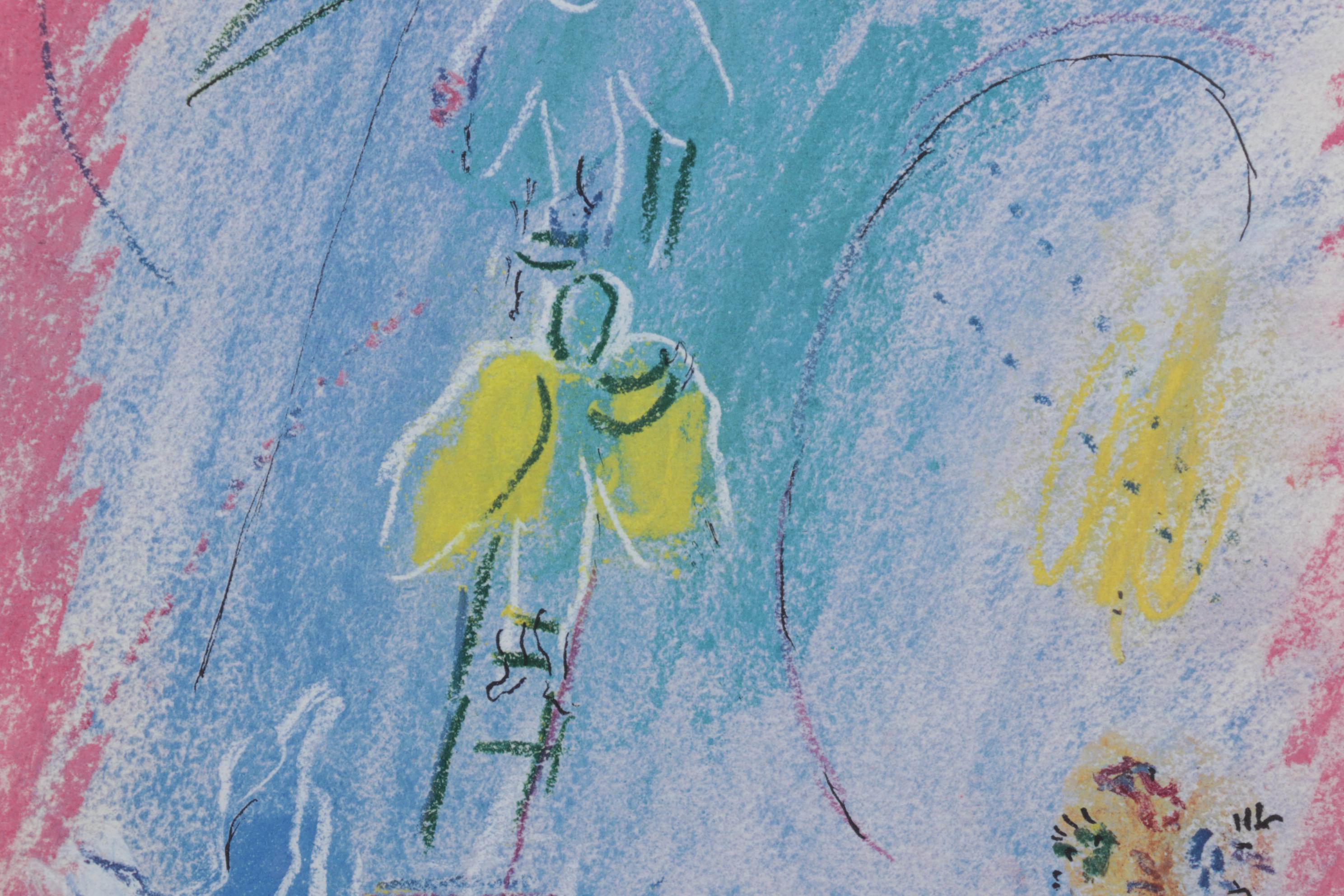 Color Lithograph After Marc Chagall "Le Songe de Jacob," 1986 | EBTH