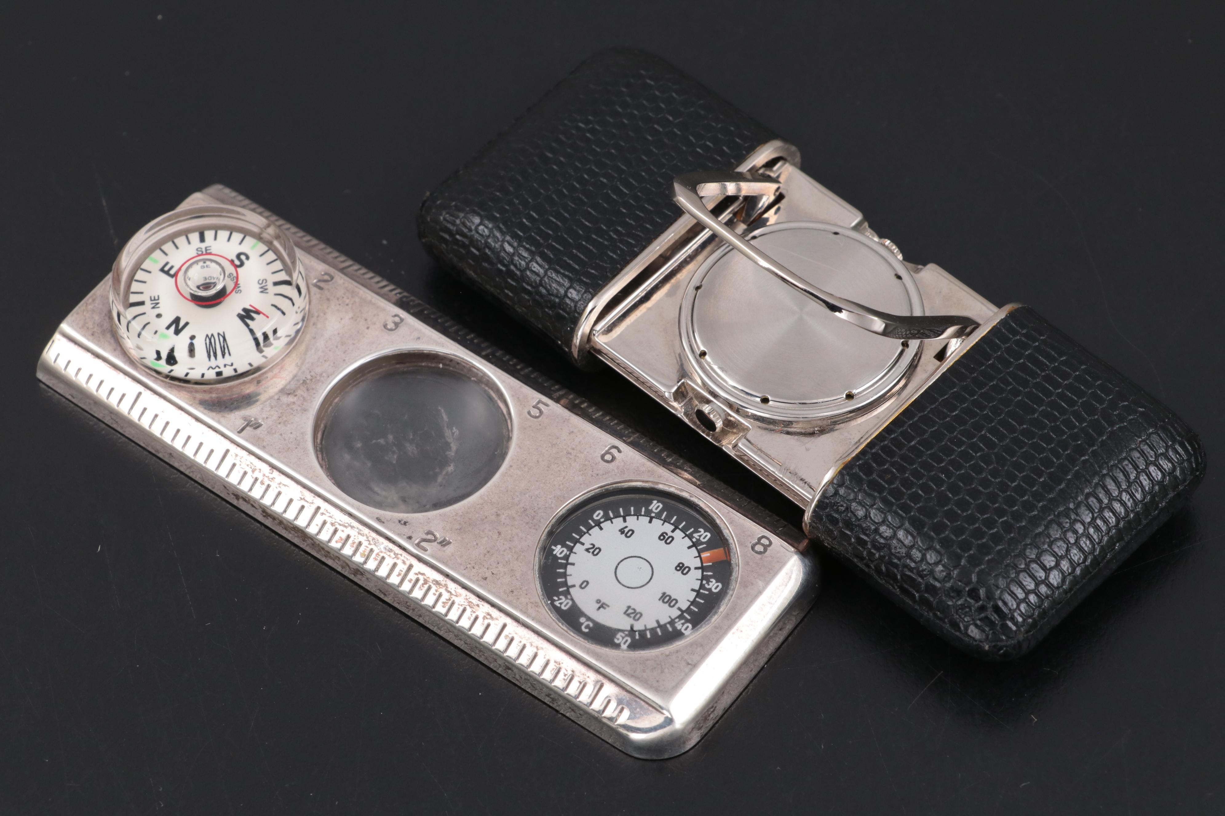 Tiffany & Co. Sterling Silver Pocket Ruler with Collapsible Travel ...