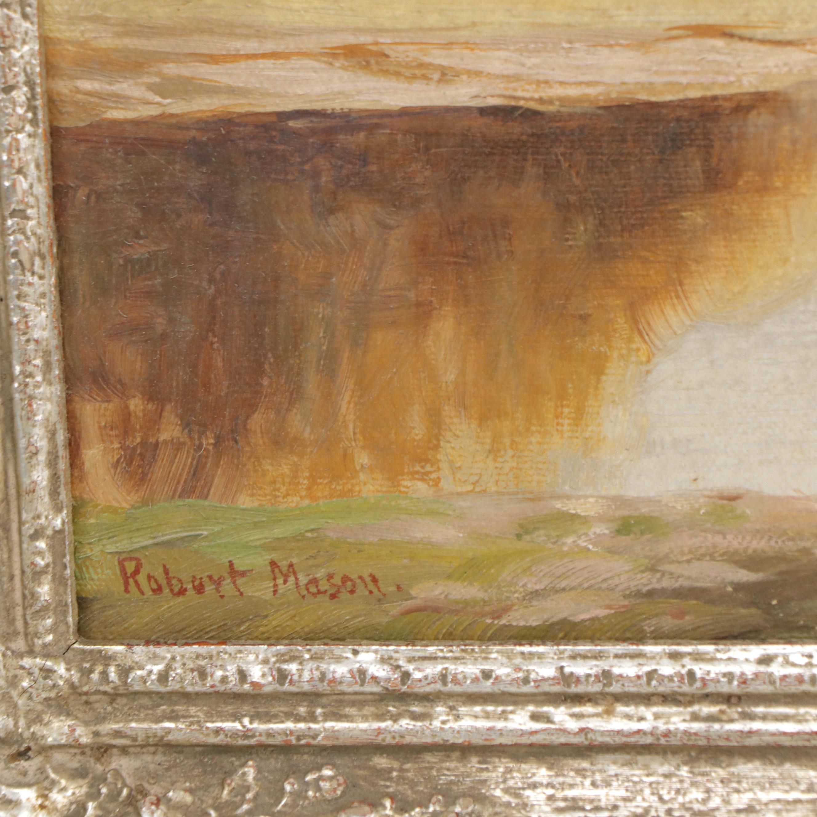 Robert Mason Oil Painting "Derwentwater from Friar's Crag," Mid-20th ...