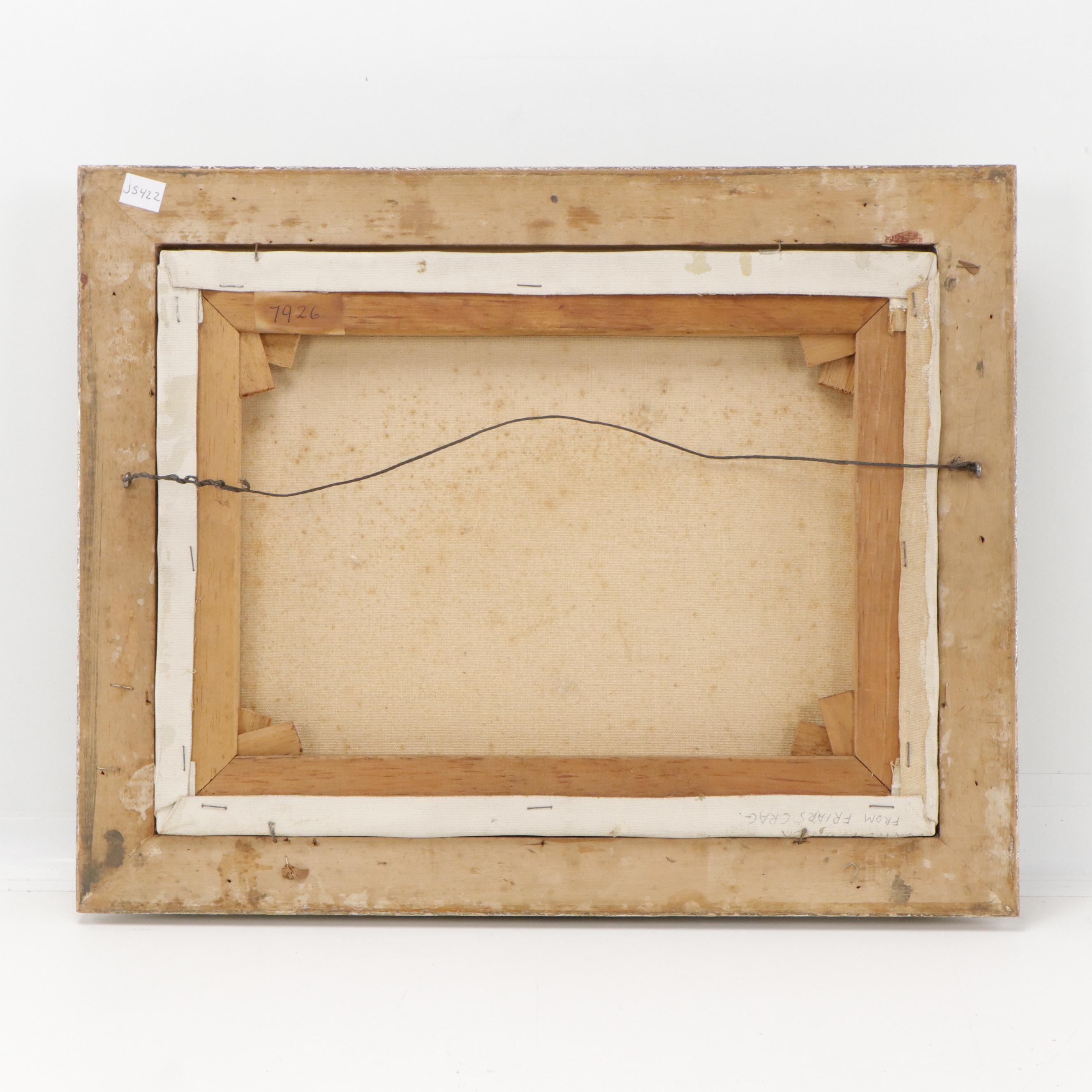 Robert Mason Oil Painting "Derwentwater from Friar's Crag," Mid-20th ...