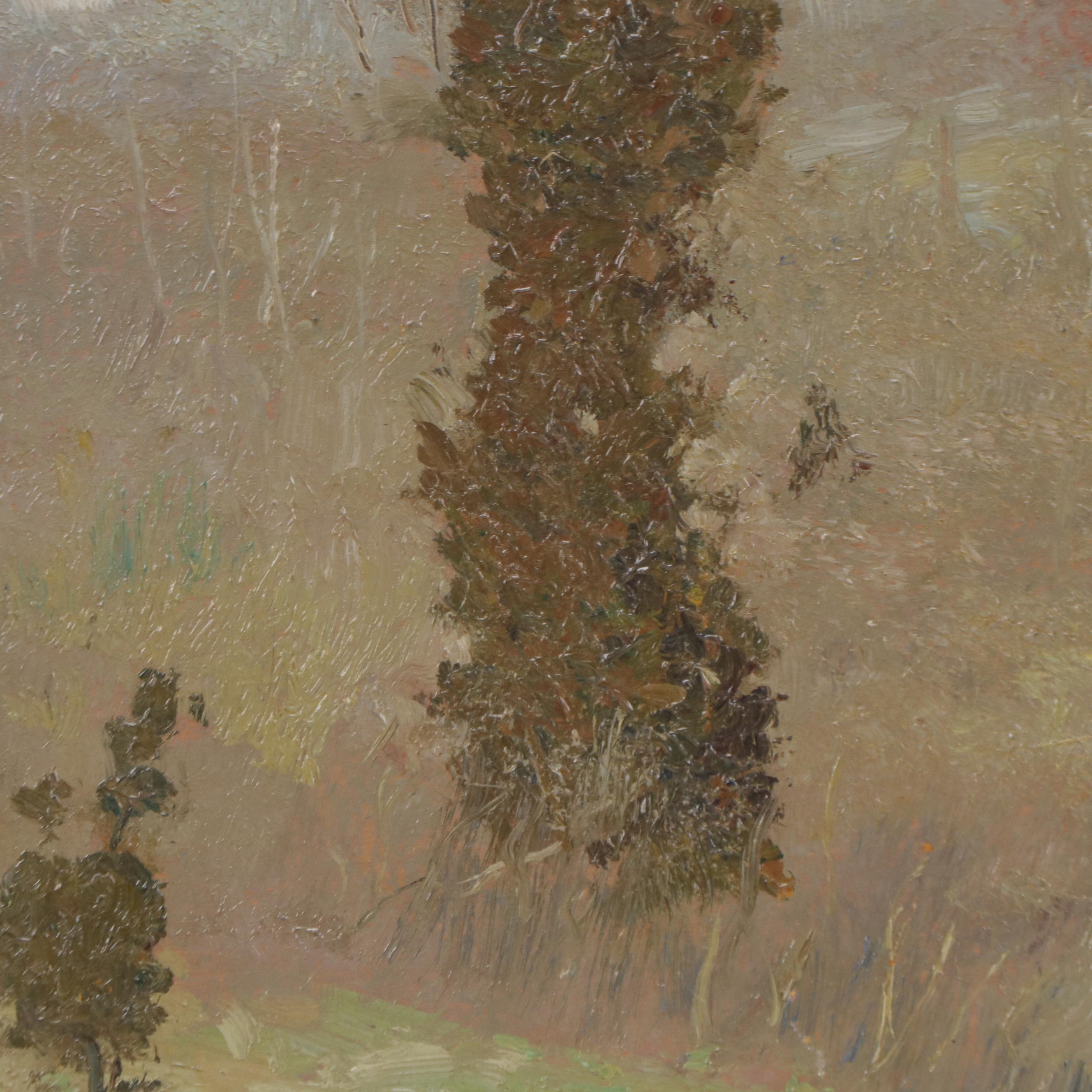 Alexander Scott Landscape Oil Painting, Early 20th Century | EBTH