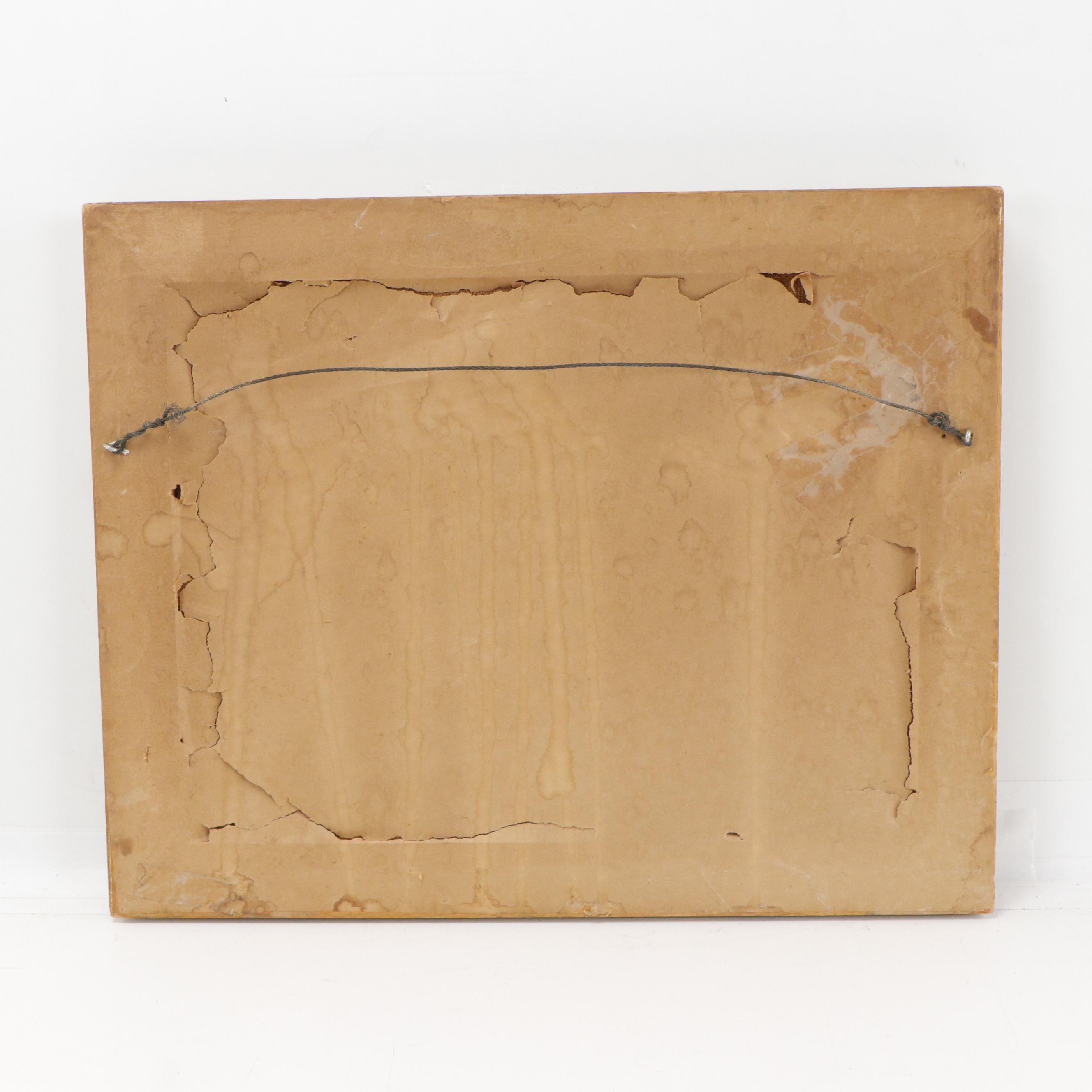 Maria Fortis Camussi Oil Painting of a Fishing Boat at Water's Edge | EBTH