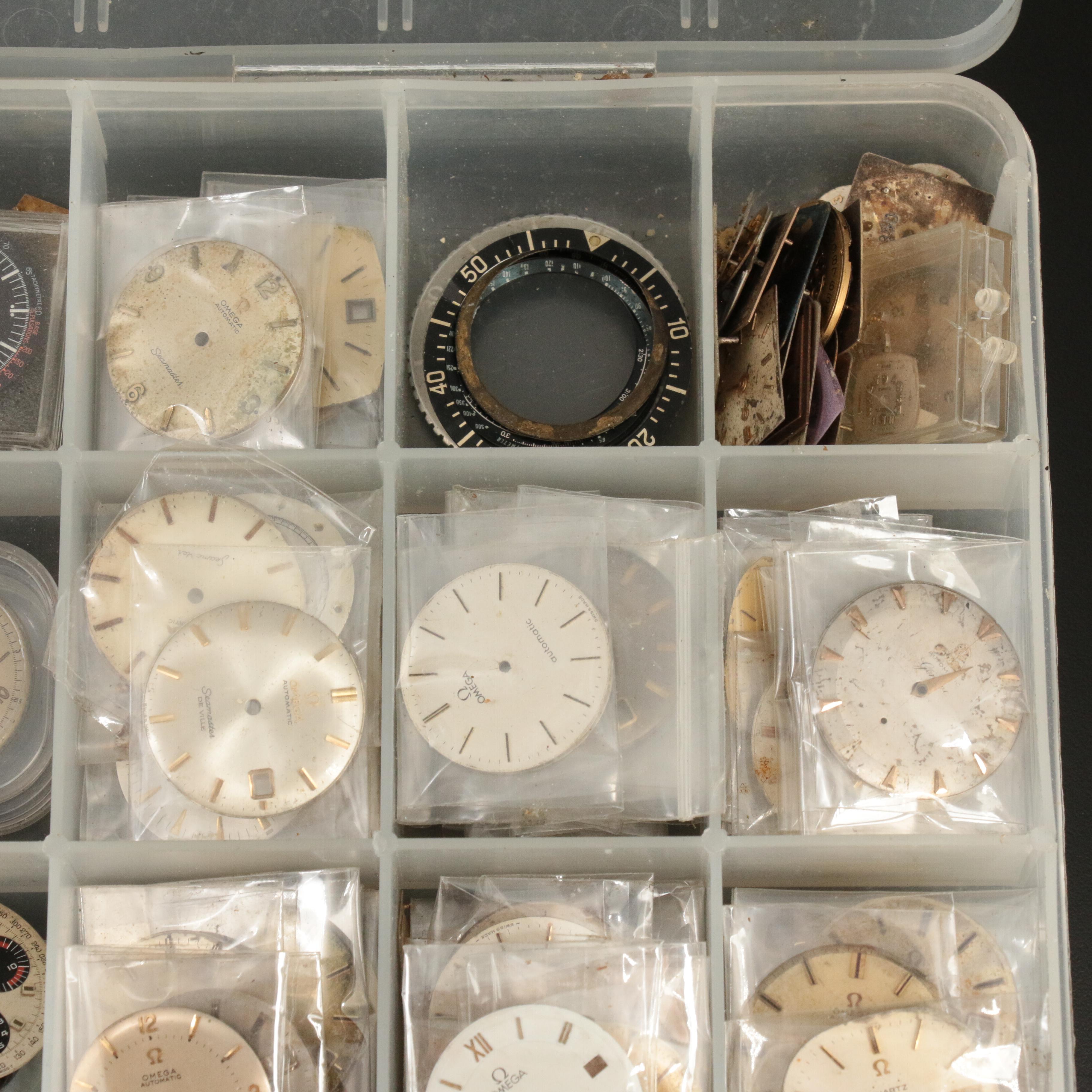 250+ Vintage Wristwatch Dials Featuring Omega | EBTH