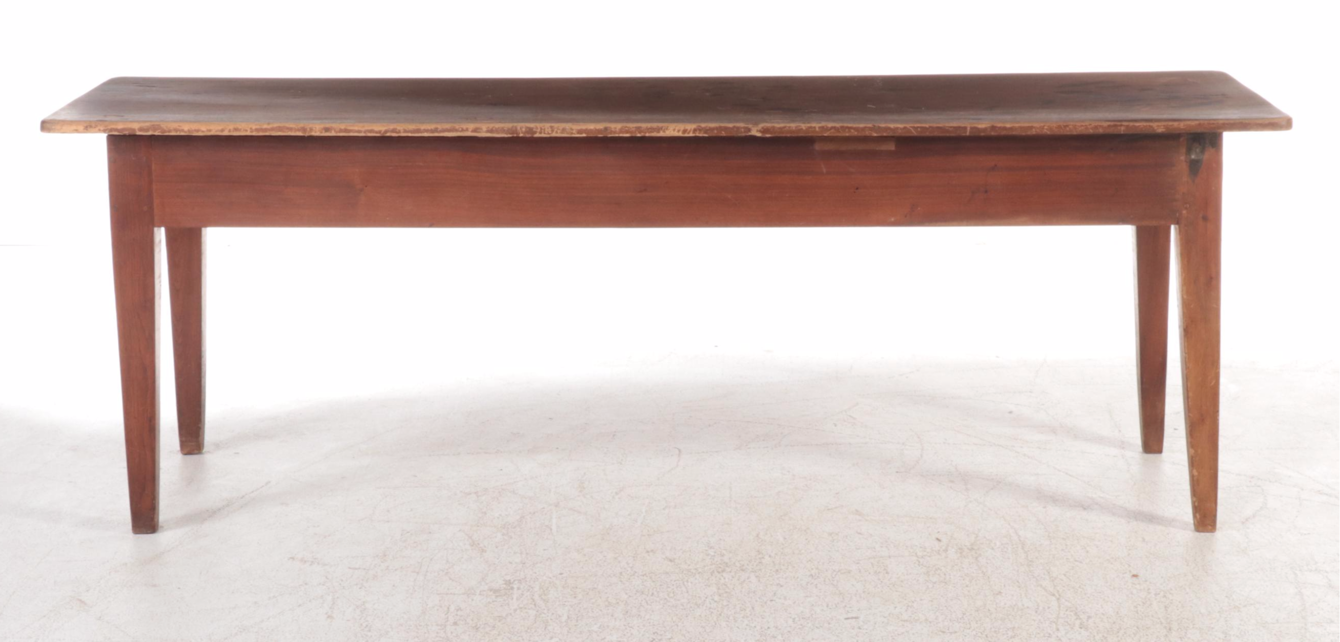 American Primitive Walnut Harvest Table | EBTH