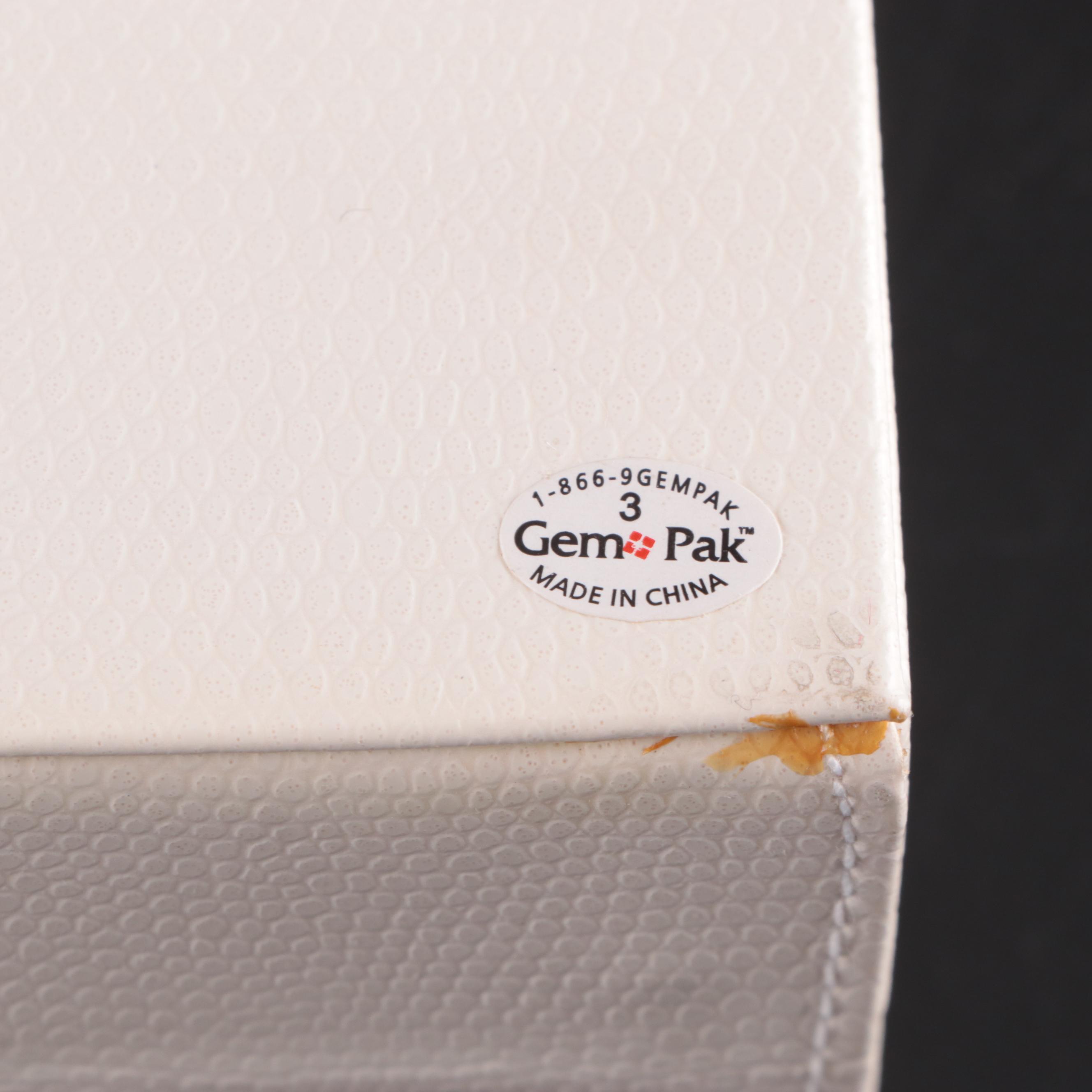 Gem-Pak and Other Contemporary Faux Leather Travel Jewelry Boxes | EBTH