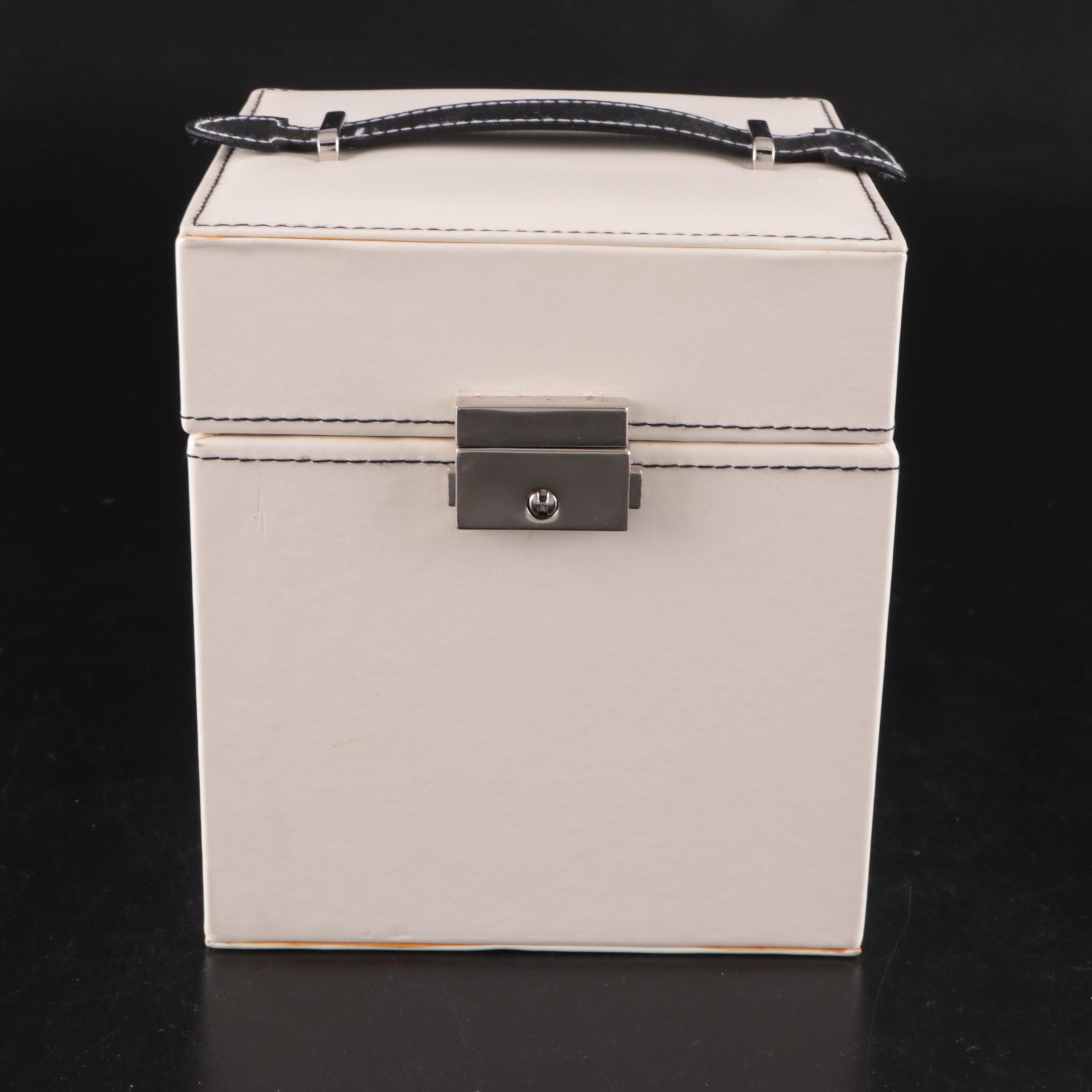 Gem-Pak and Other Contemporary Faux Leather Travel Jewelry Boxes | EBTH