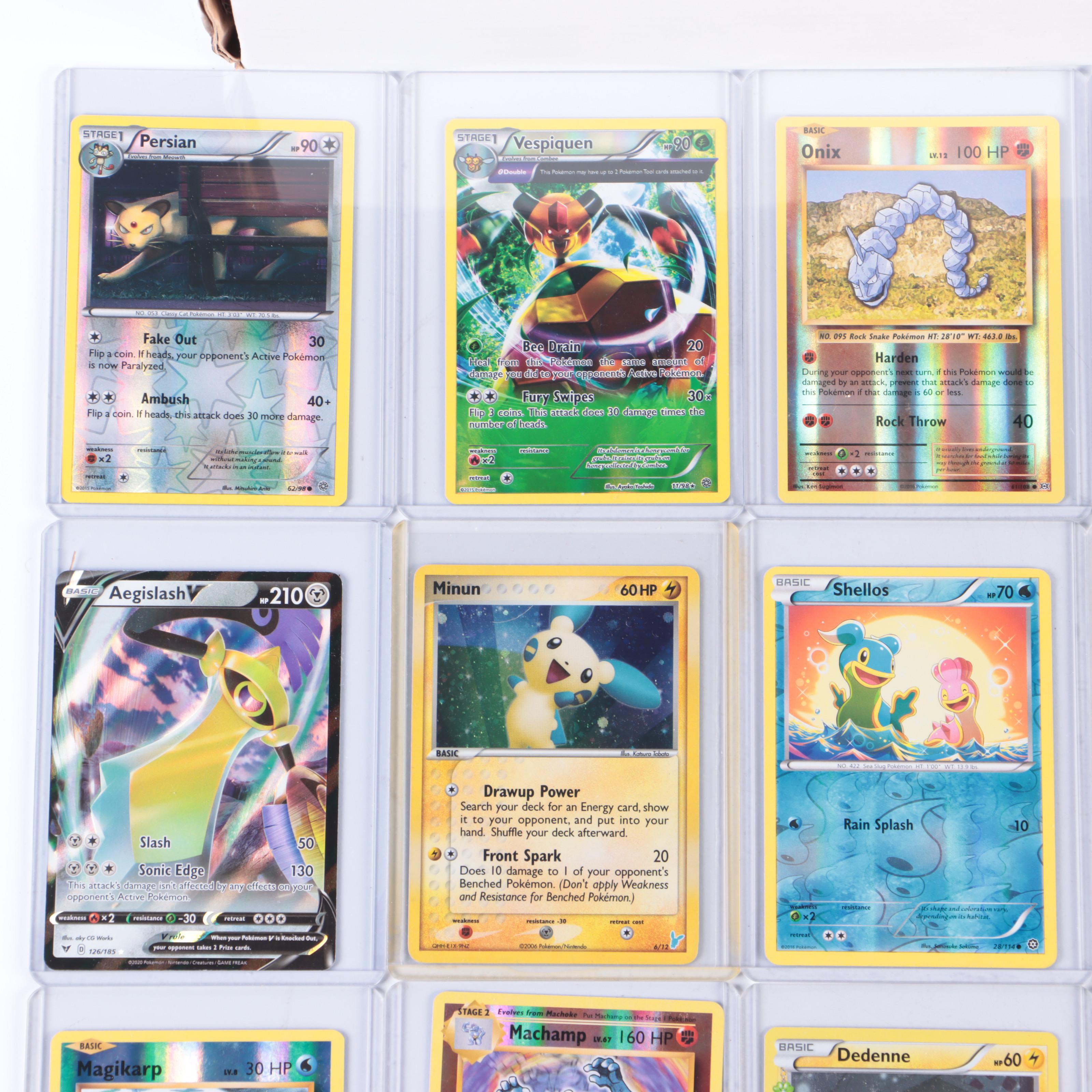 Pokémon Card Collection Featuring Charizard, Machamp, and More, 2000s ...