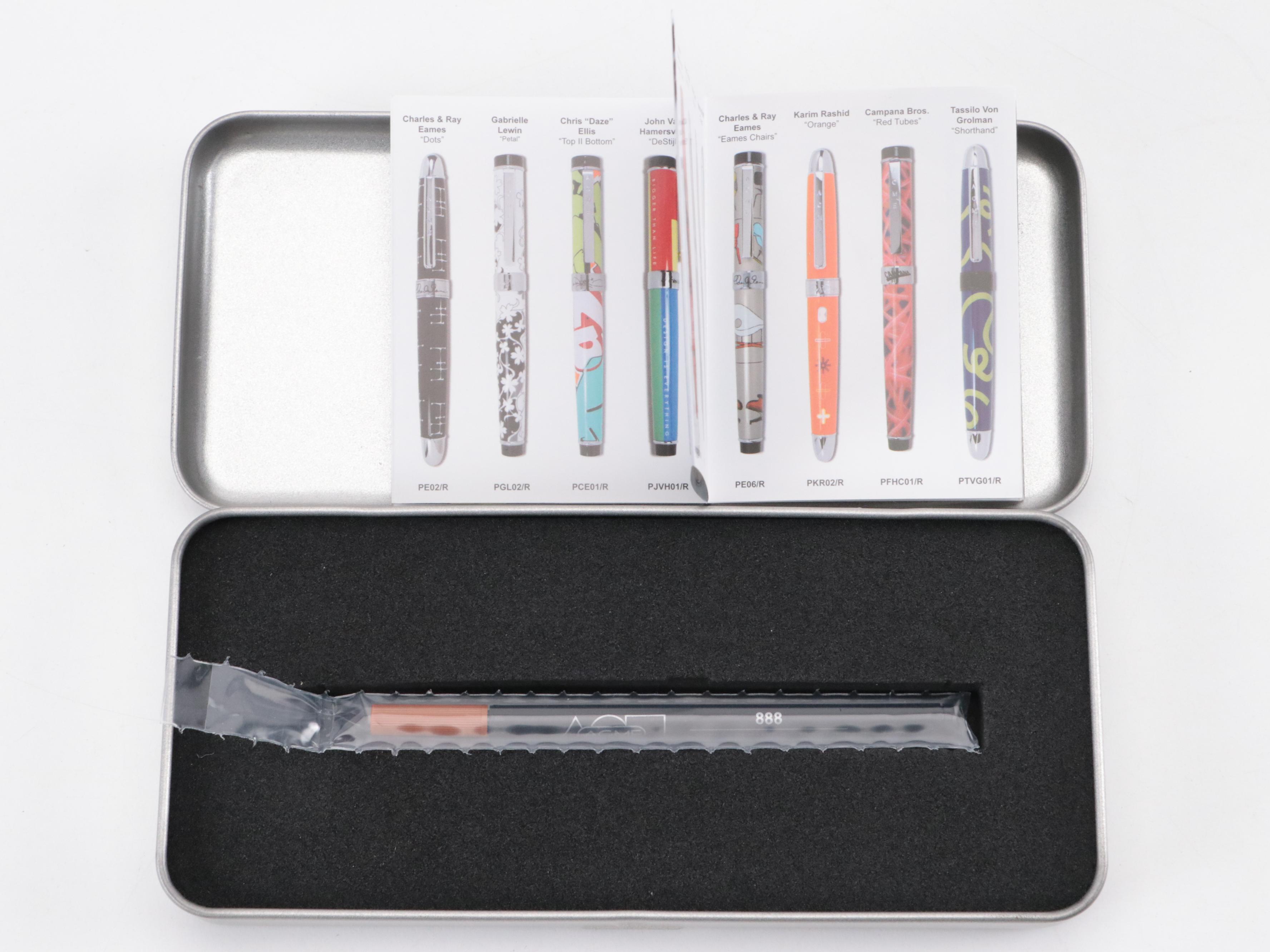 ACME "Eva Zeisel", "Michael Graves", and "Michael Doret" Ballpoint Pens ...