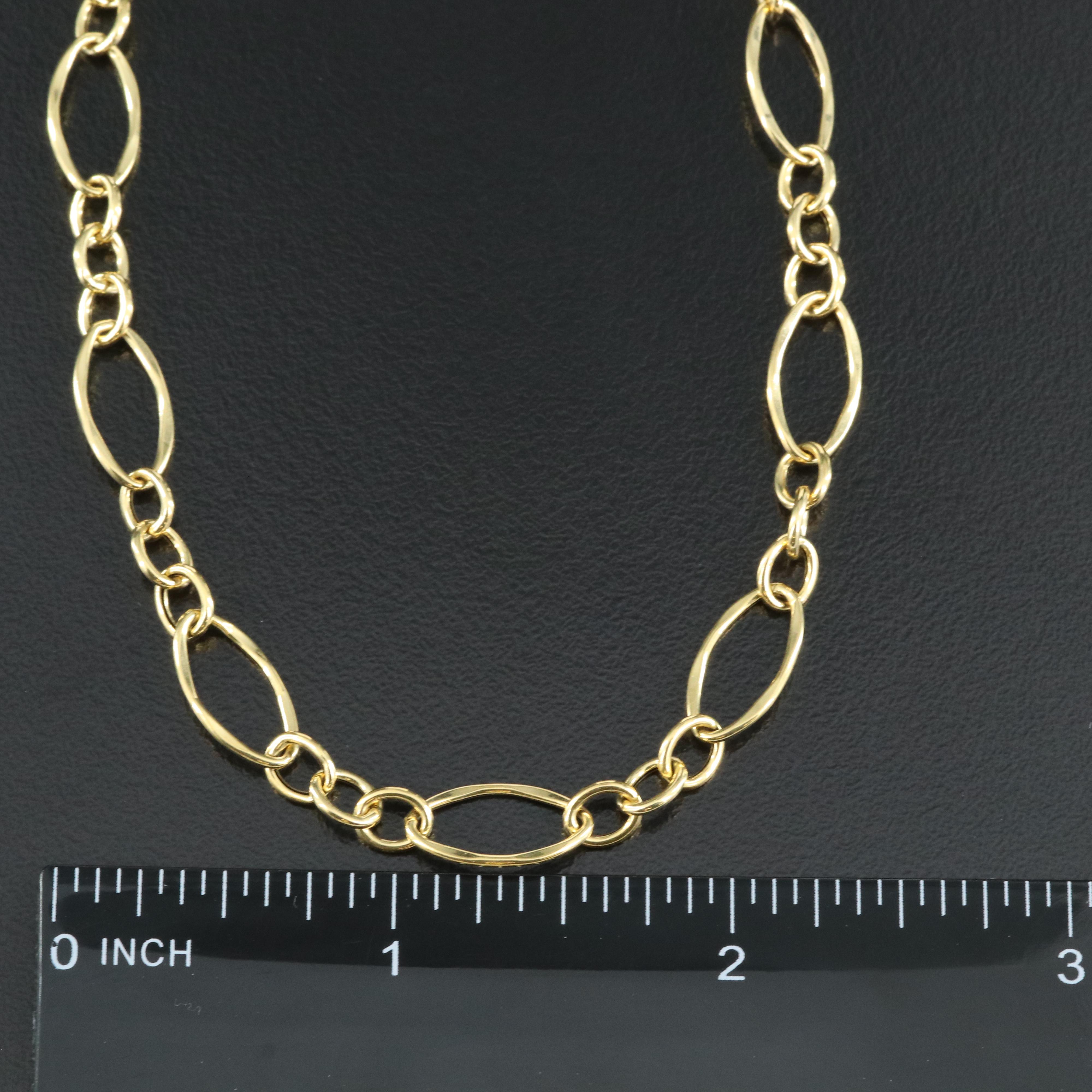 Italian 10K Fancy Link Necklace | Everything But The House