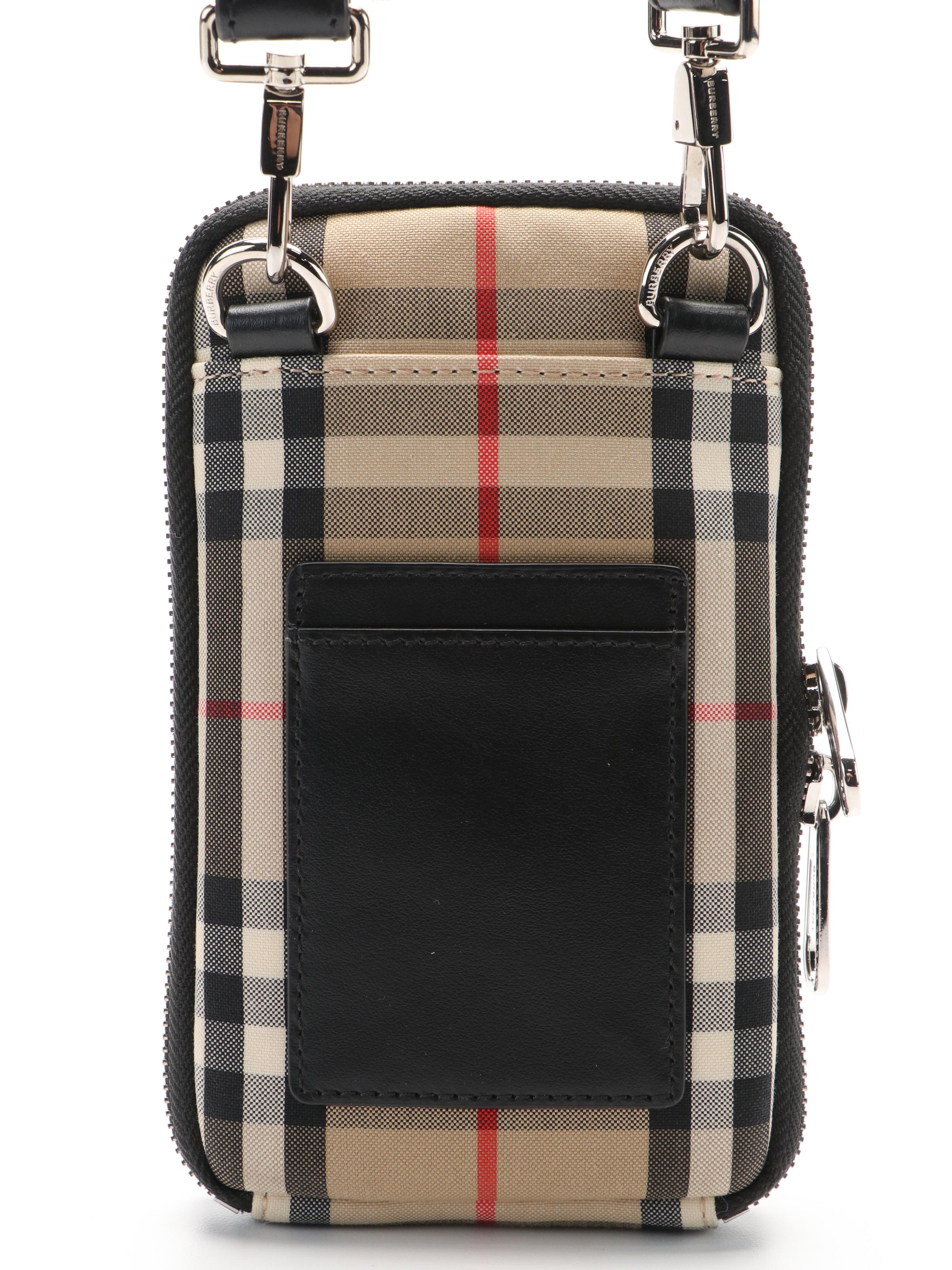 Burberry Vintage Check Canvas Phone Case | EBTH