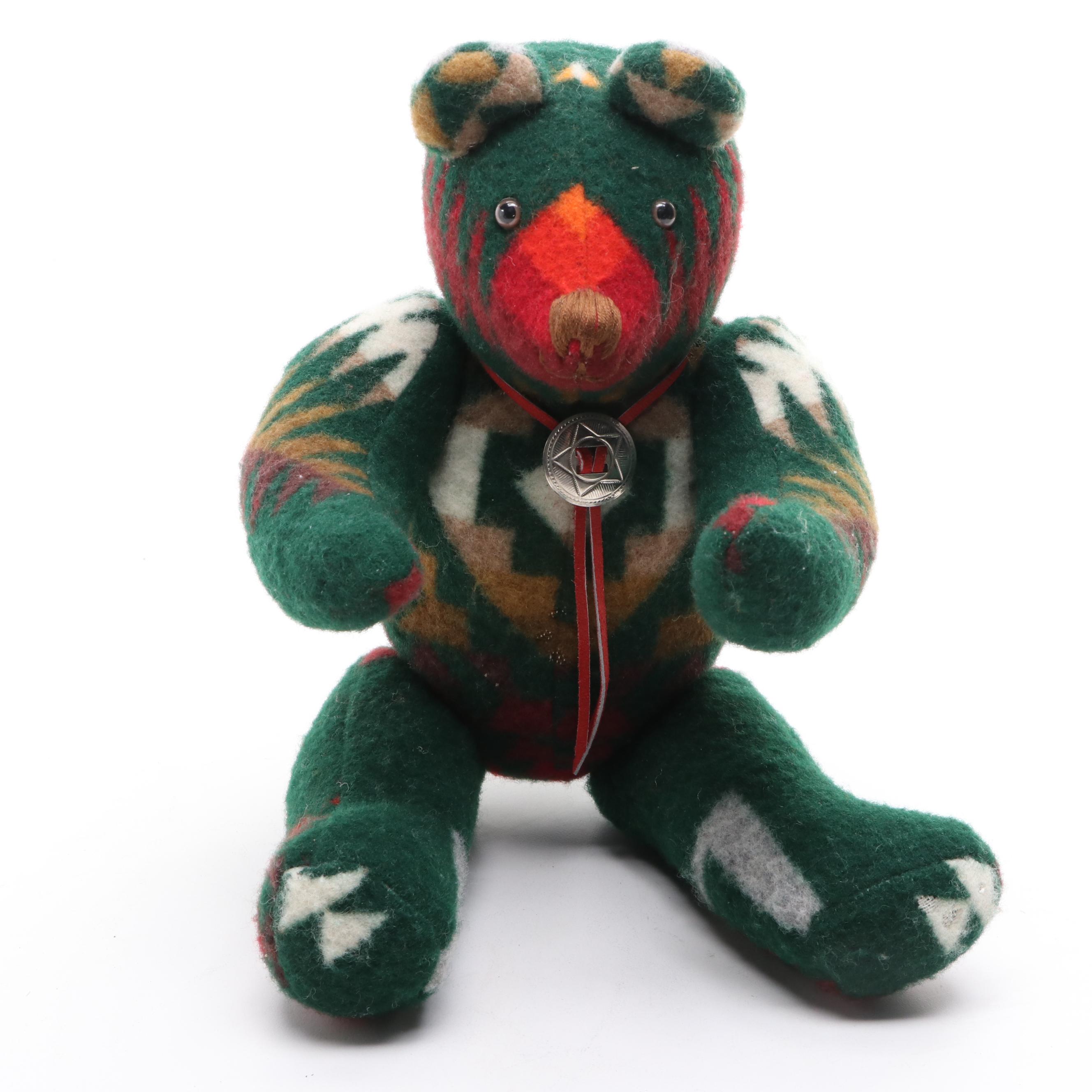 Southwest Pendleton Blanket Bear with Baskets | EBTH