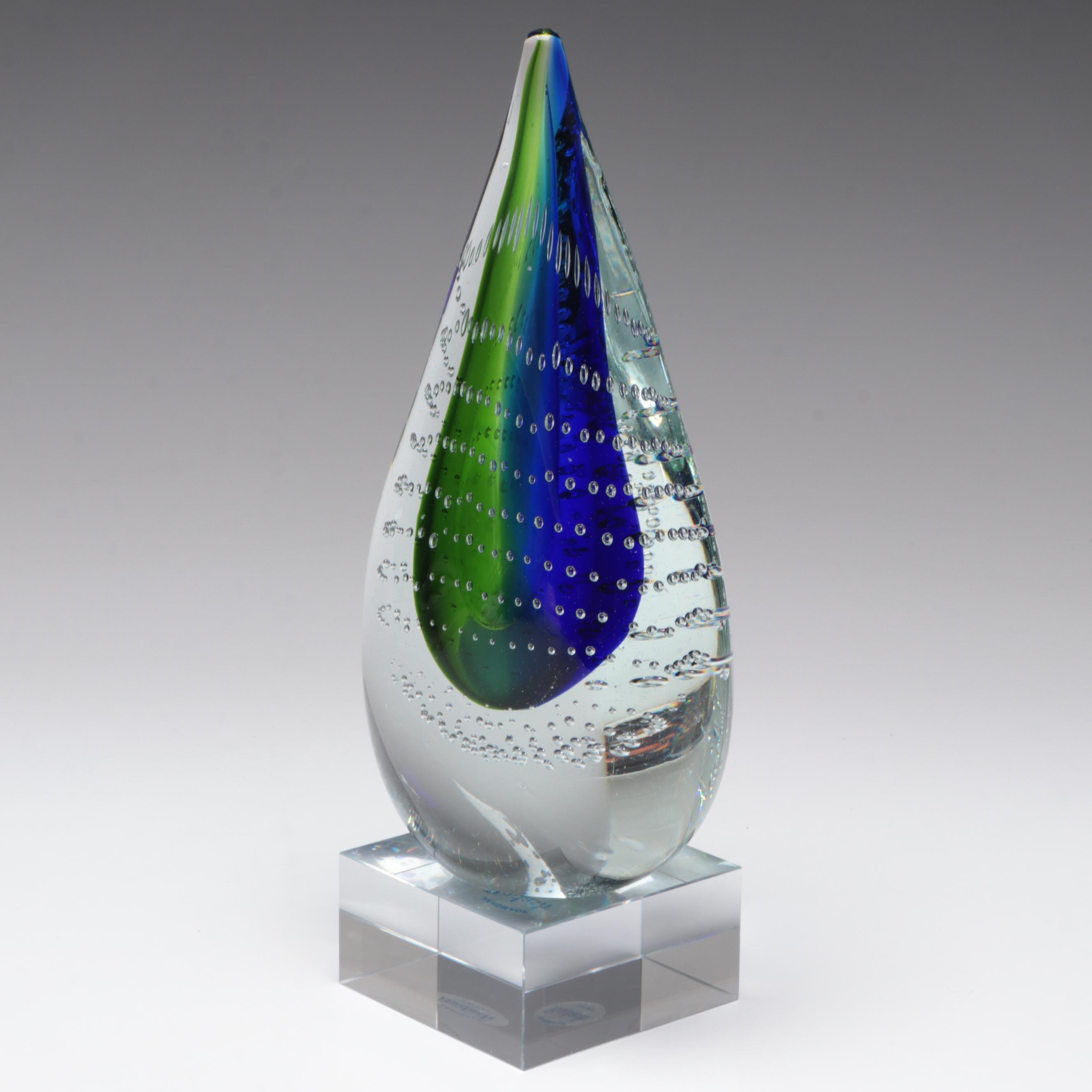 Badash Crystal Blown Teardrop Sculpture | EBTH