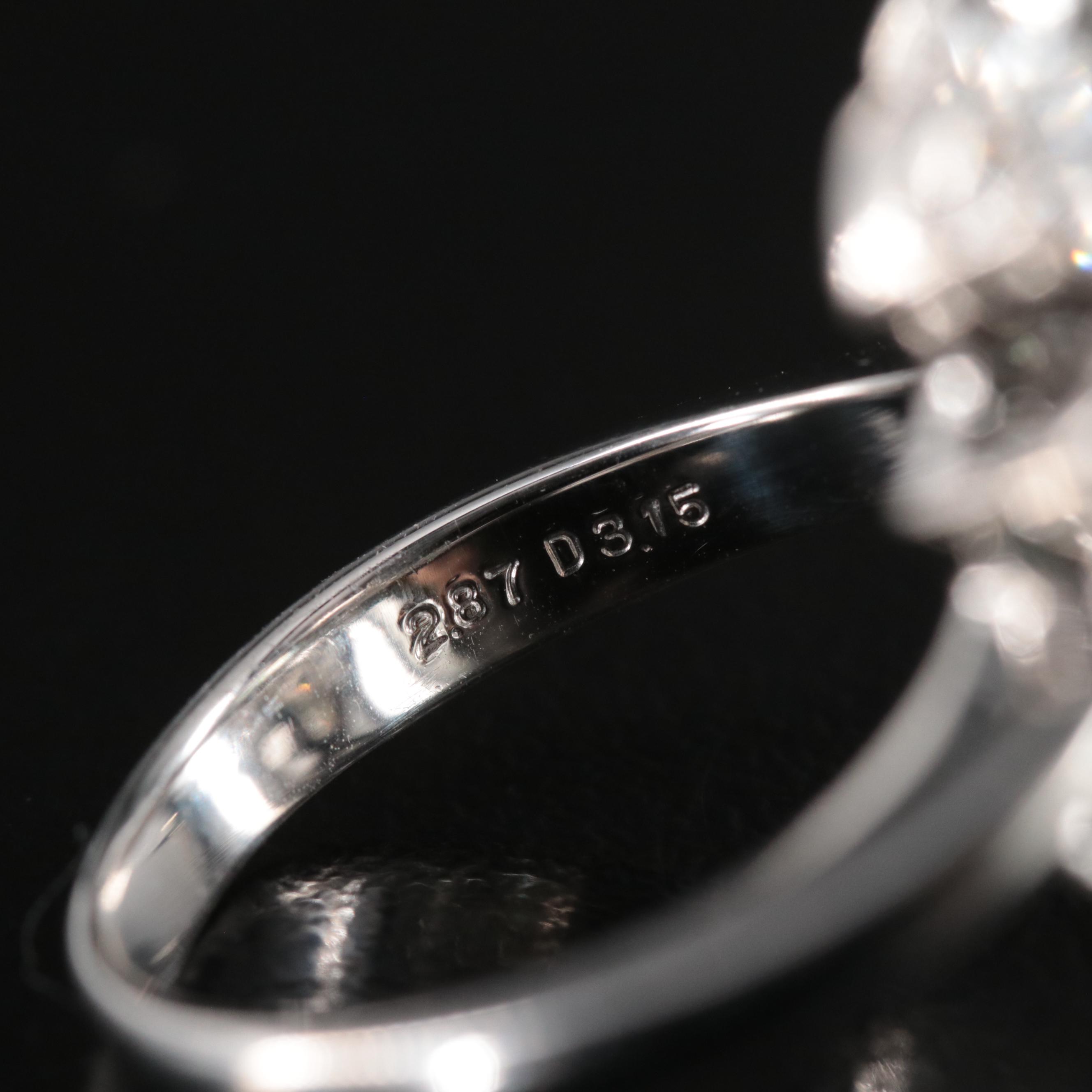 Platinum 2.87 CT Sri Lankan Alexandrite and Diamond Ring with GIA ...