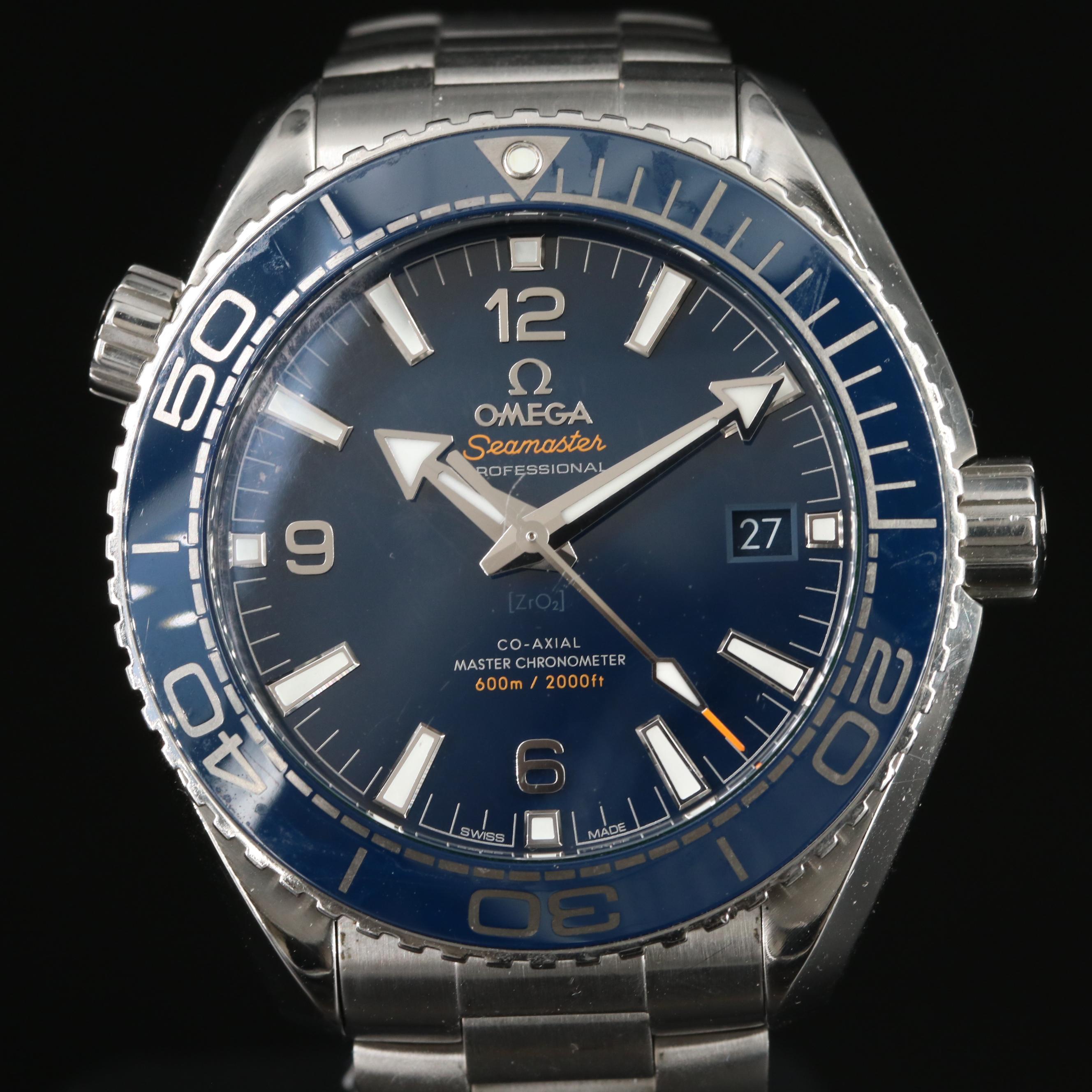 2009 Omega Seamaster Planet Ocean 45MM Automatic Wristwatch | EBTH