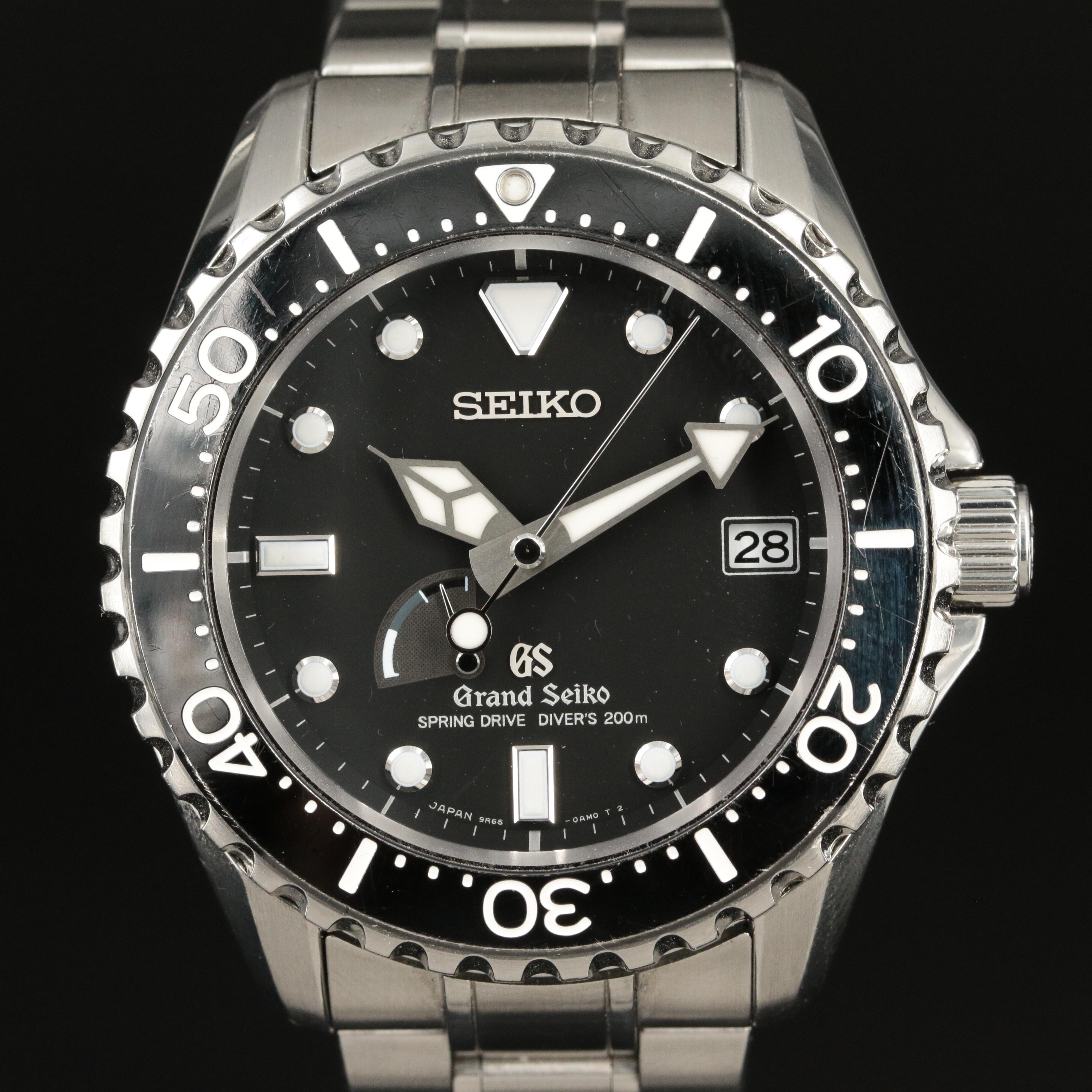 Grand Seiko Spring Drive Diver's Wristwatch | EBTH