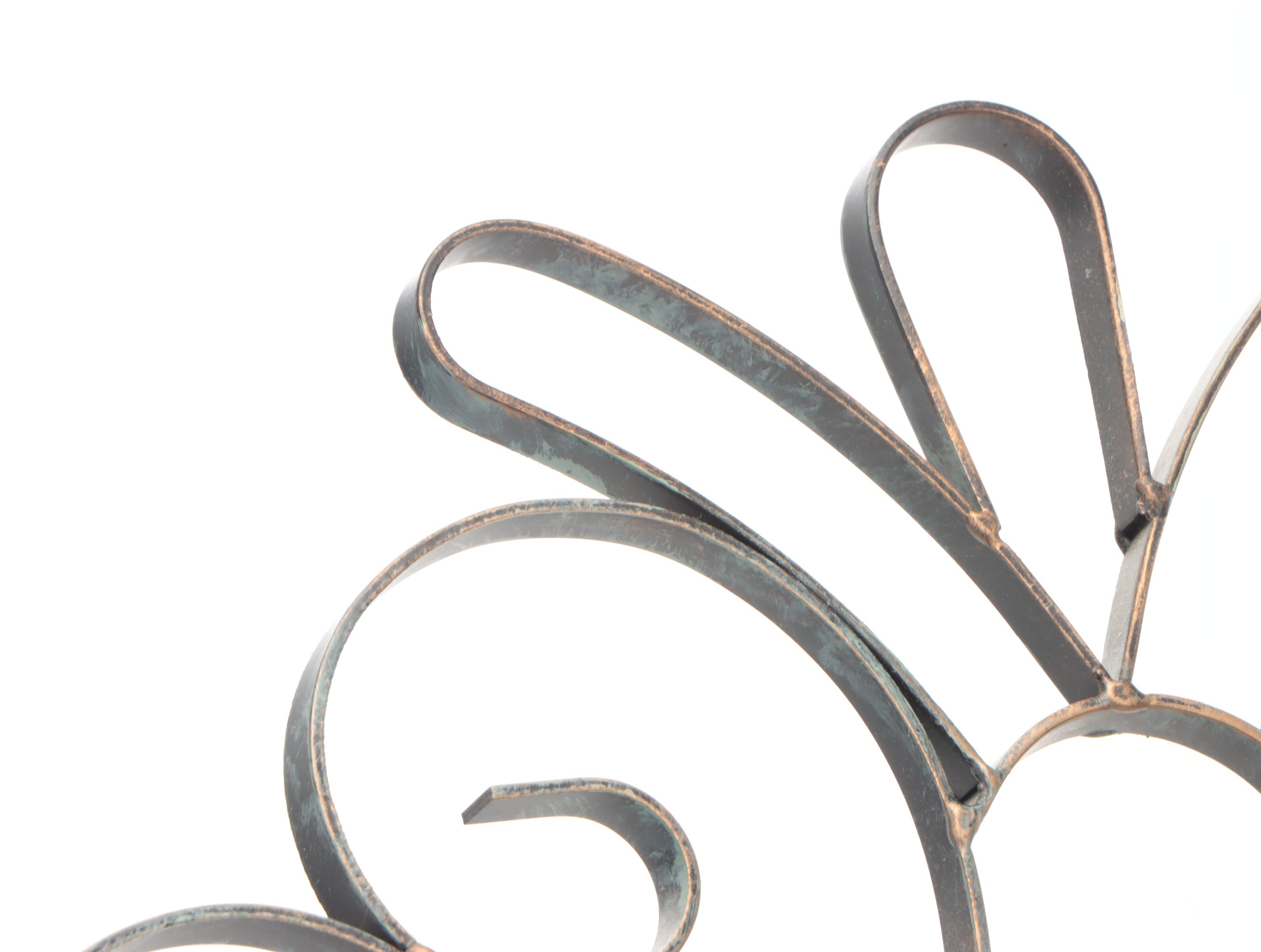 Scrolling Wrought Metal Sheet Music Stand | EBTH