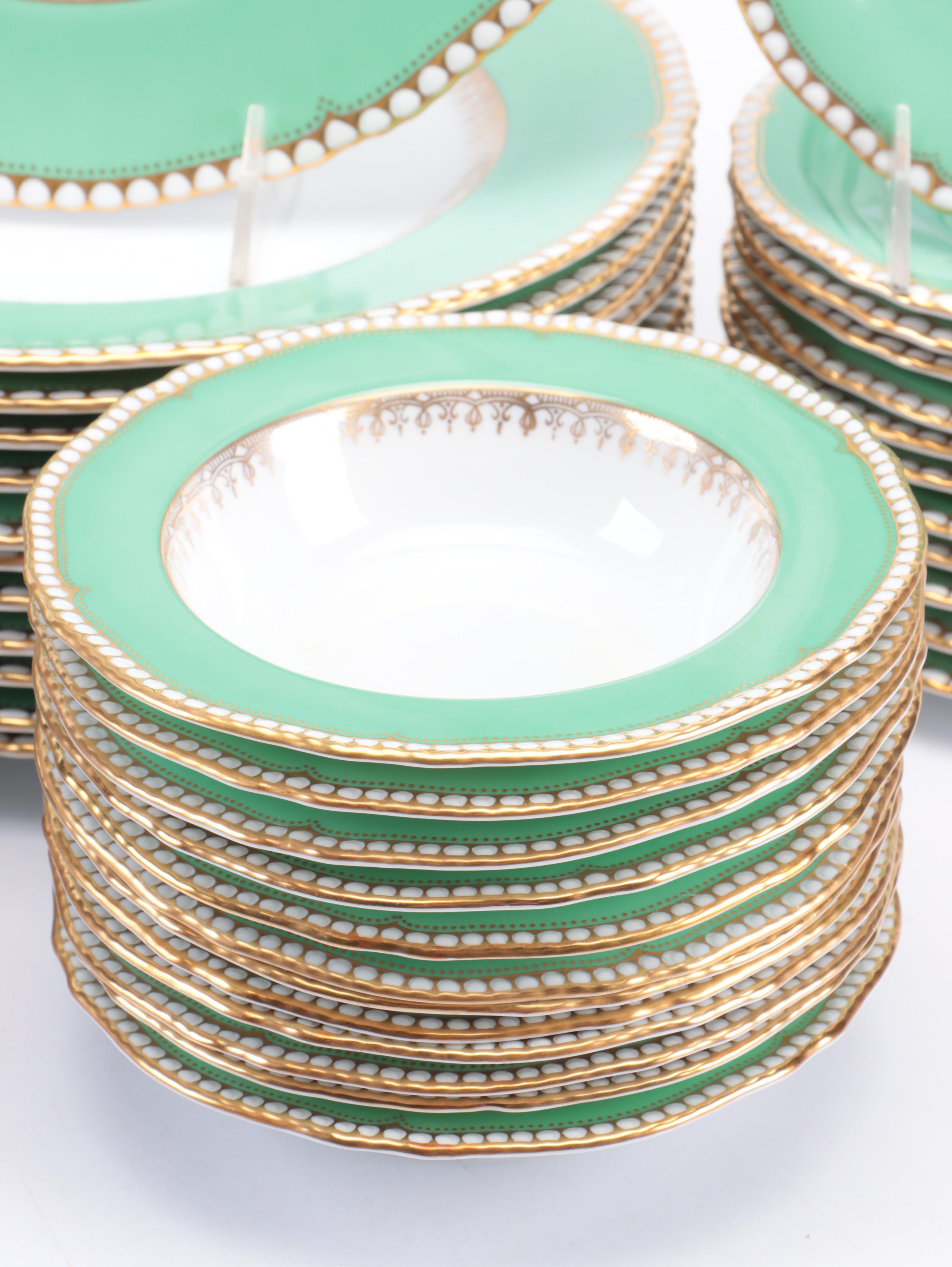 Royal Bayreuth German Porcelain Dinnerware, Early to Mid-20th Century ...